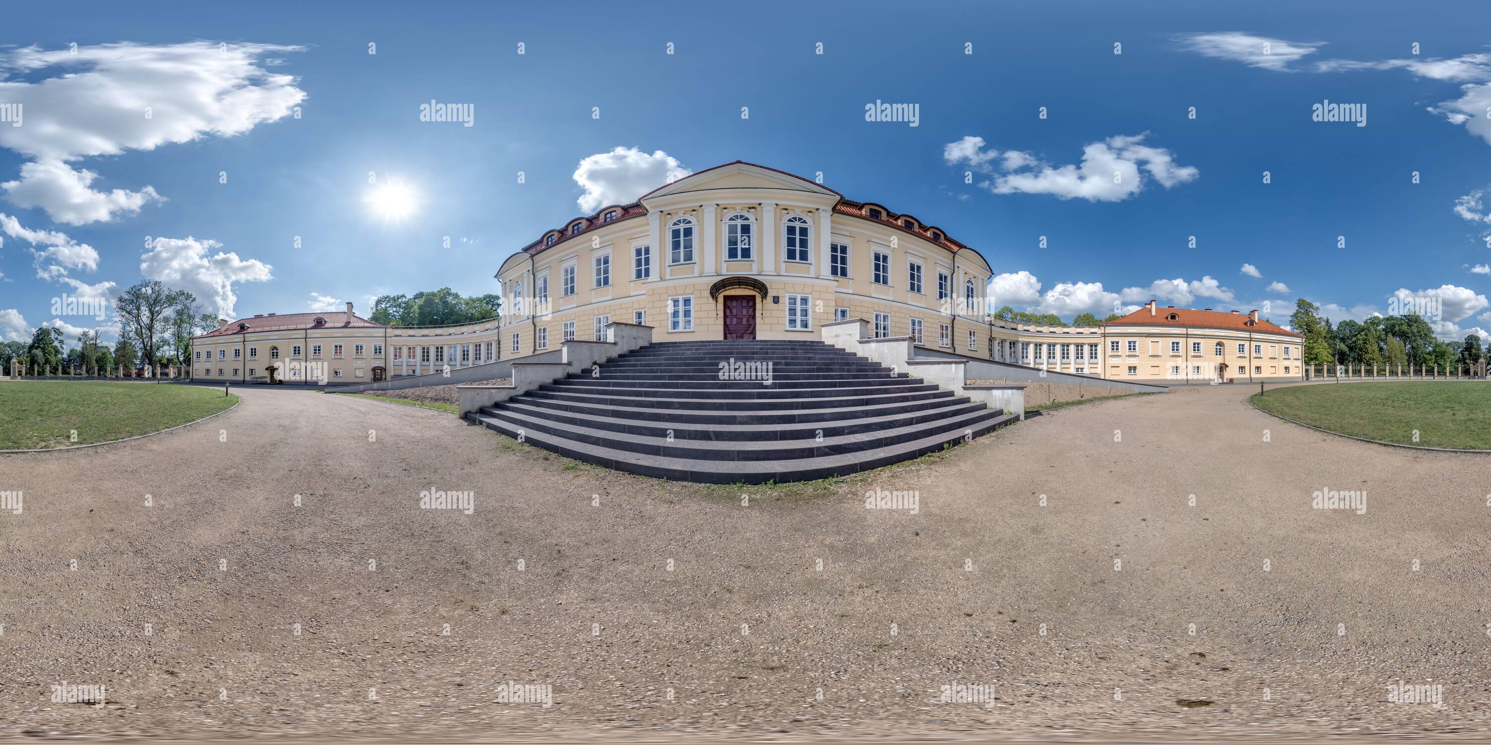 360° view of seamless spherical hdri 360 panorama overlooking ...