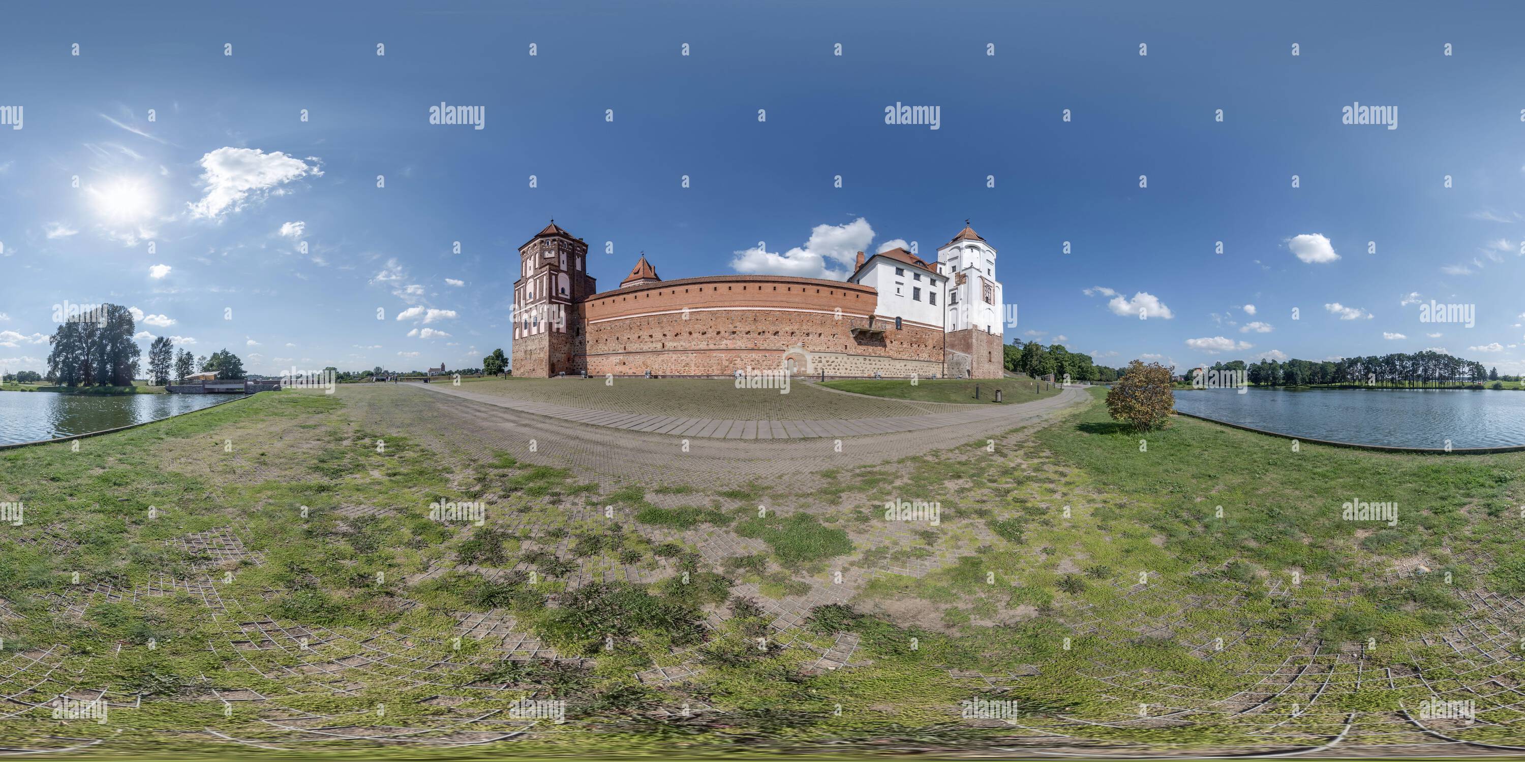 360° view of full seamless spherical hdri 360 panorama near huge neo ...