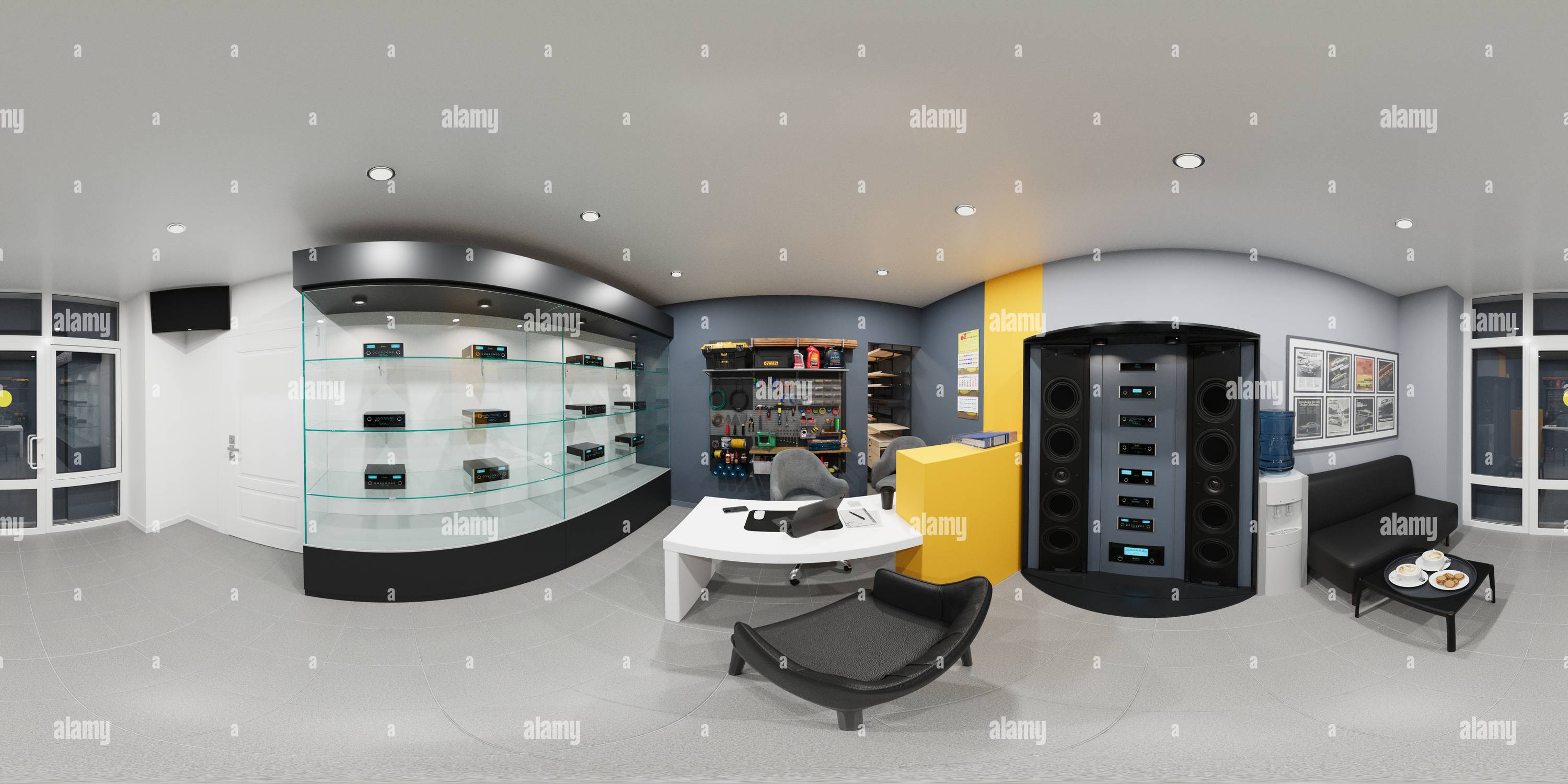 360° view of Office & Garage Virtual Tour - Alamy