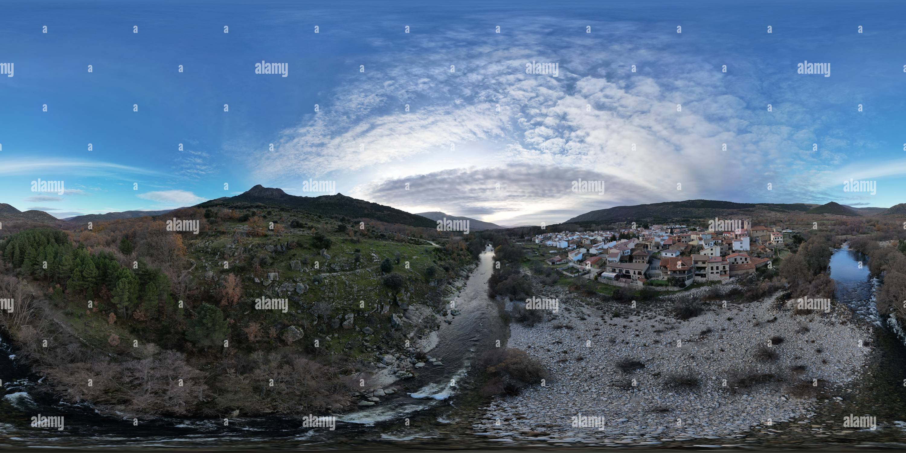 360° view of Aliseda de Tormes, Ávila 1 - Alamy