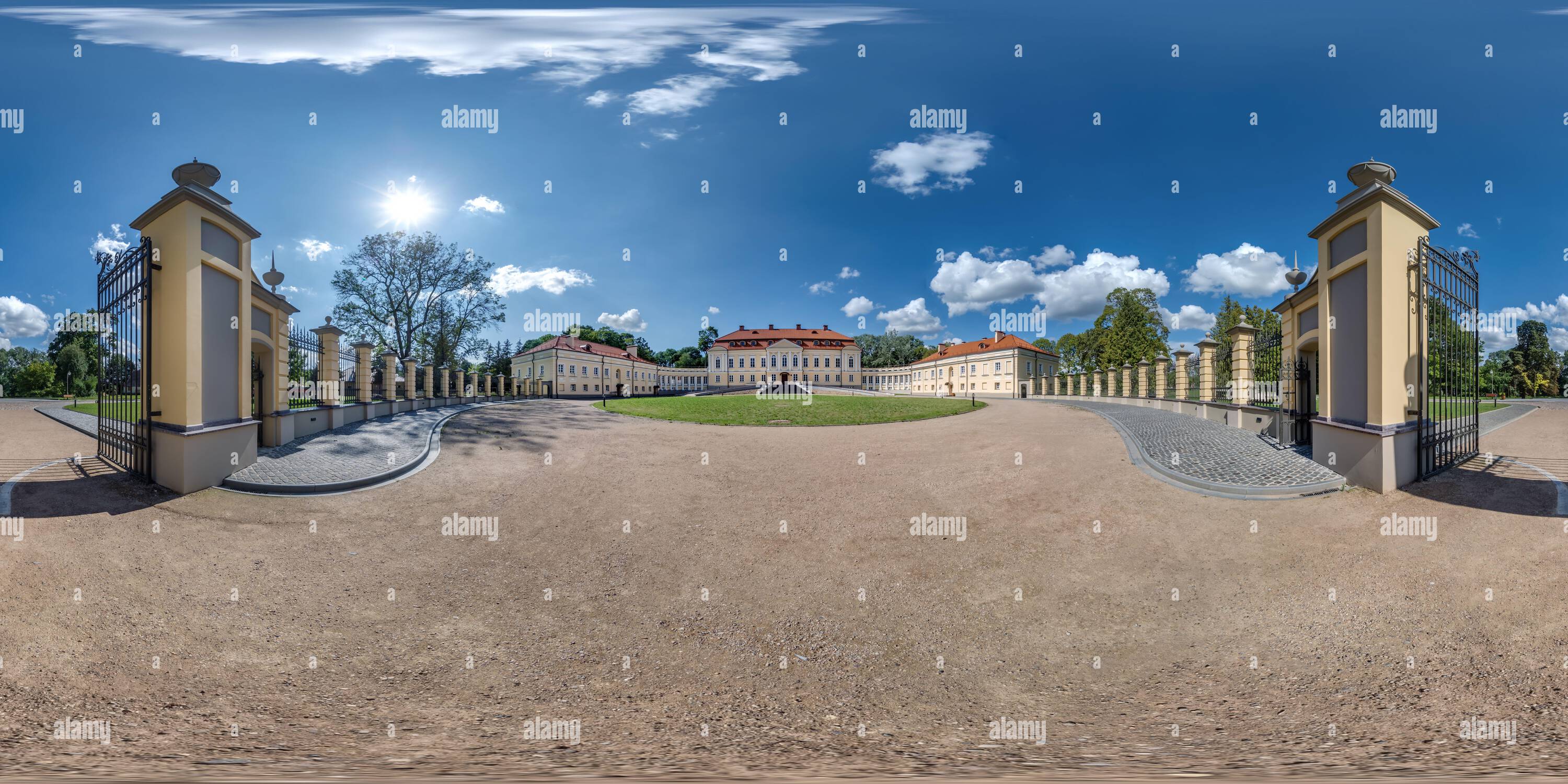 360° view of seamless spherical hdri 360 panorama overlooking ...