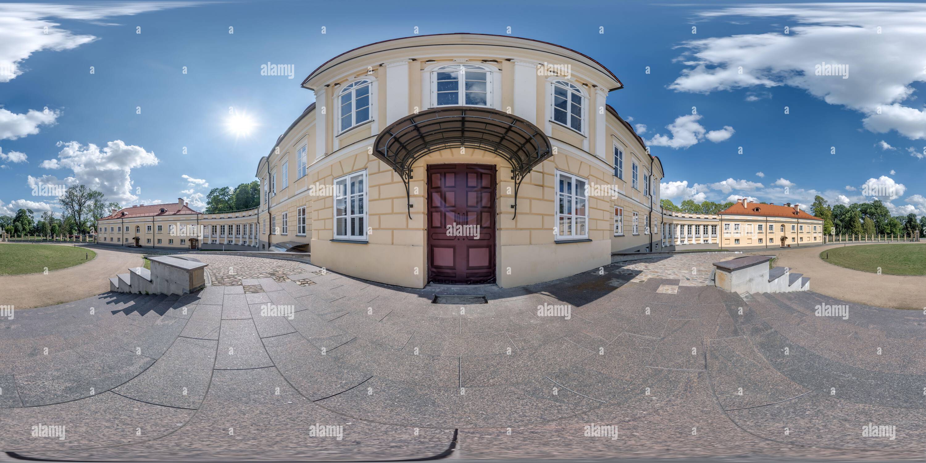 360° view of seamless spherical hdri 360 panorama overlooking ...