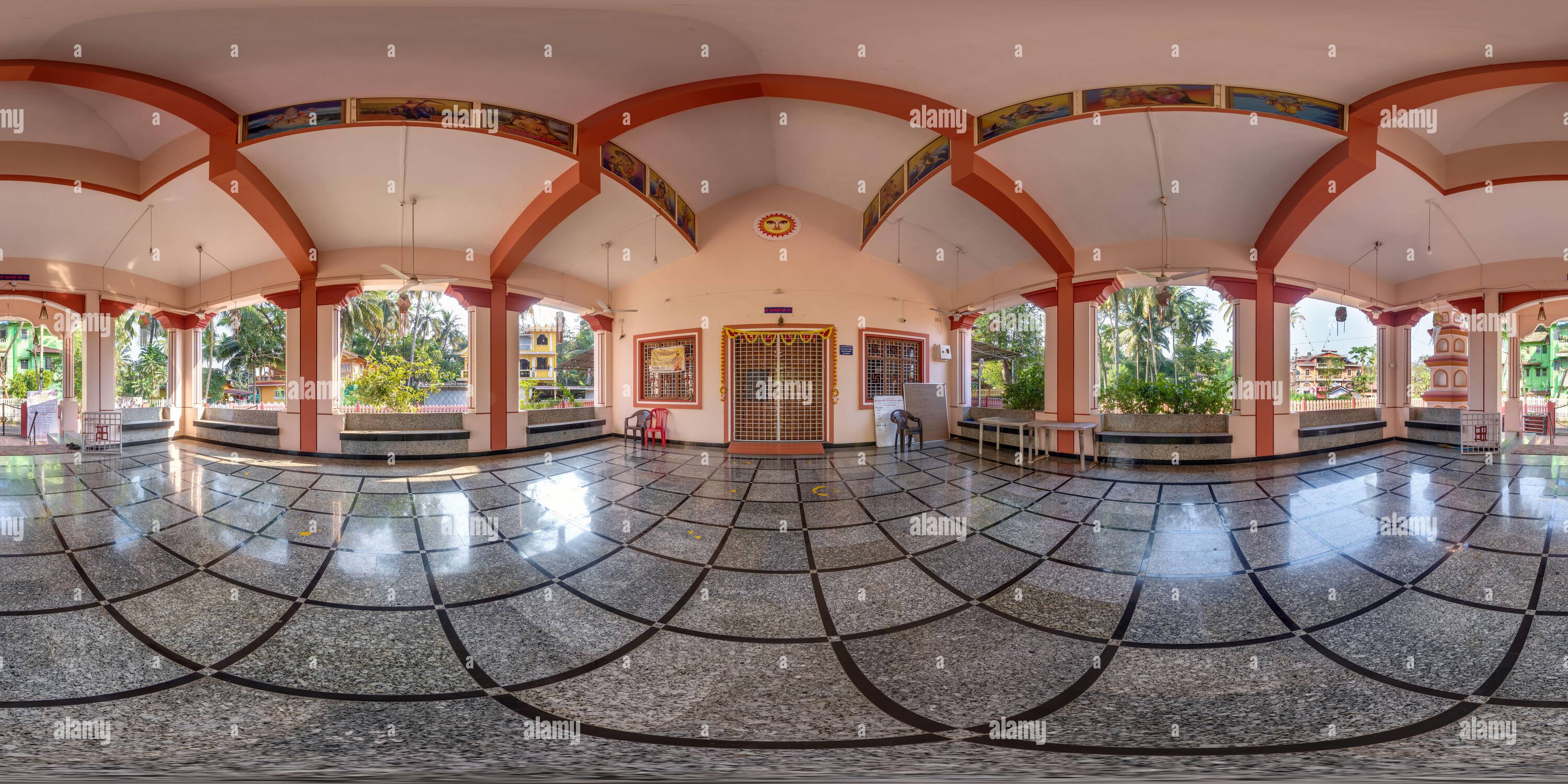 360° view of COLVA, INDIA - NOVEMBER 09, 2023: full hdri 360 panorama ...
