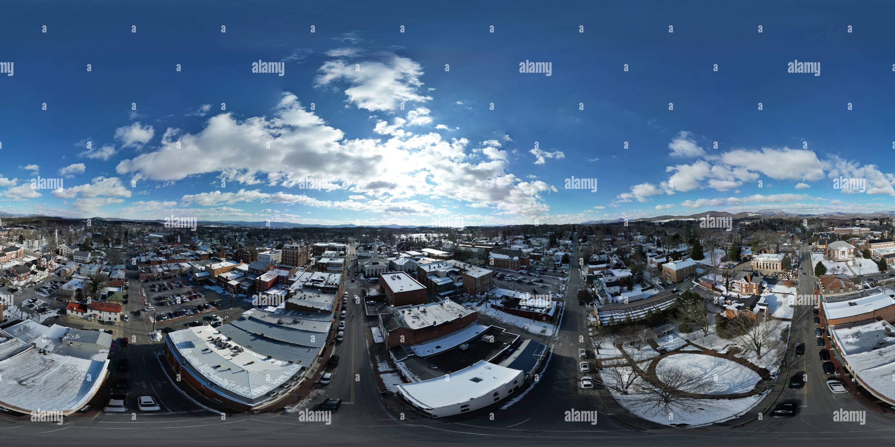 360° view of Above The Palms on a snow covered winter day in Lexington ...