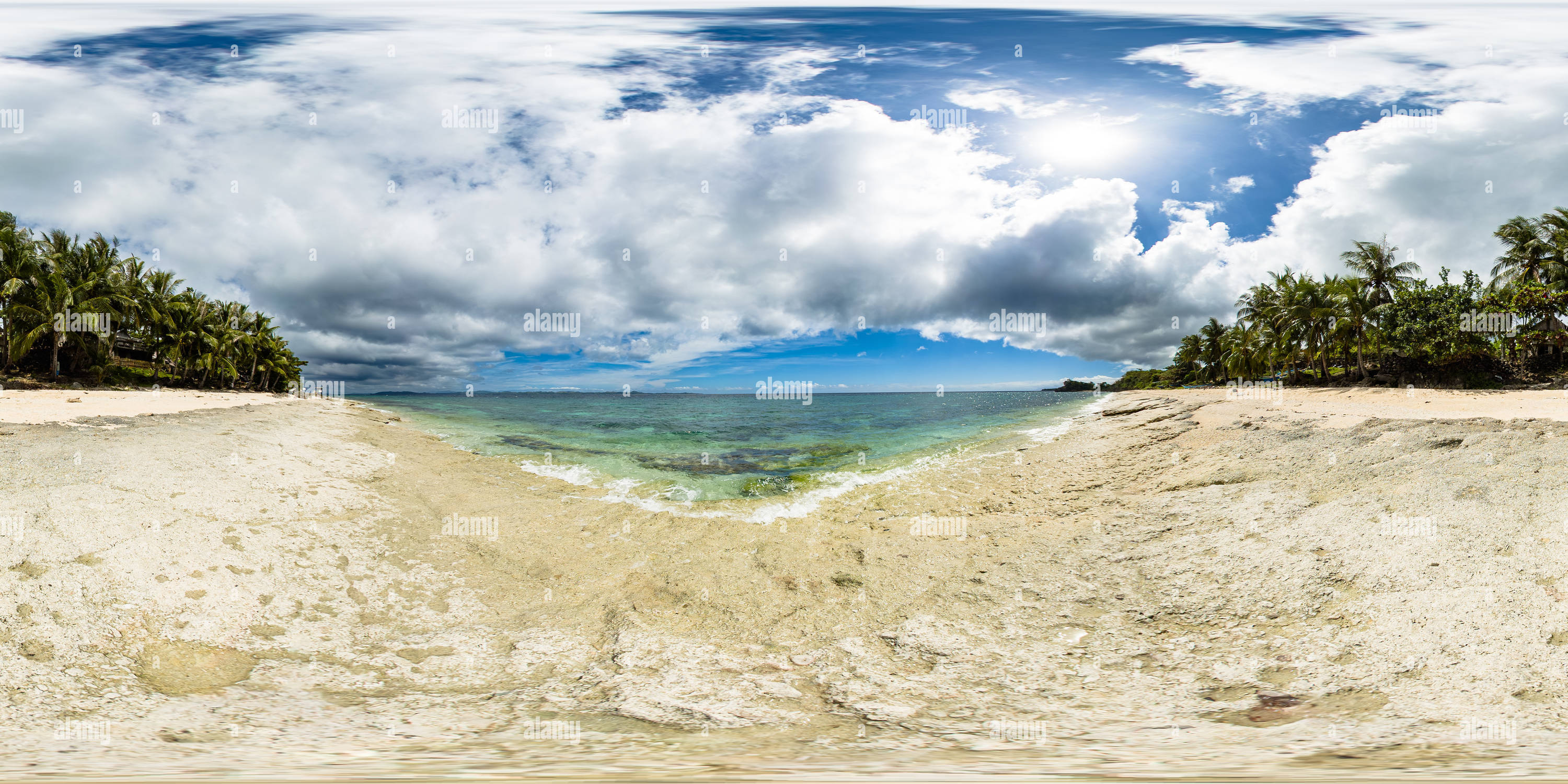 360° view of Beach in Carabao Island. Romblon, Philippines - Alamy