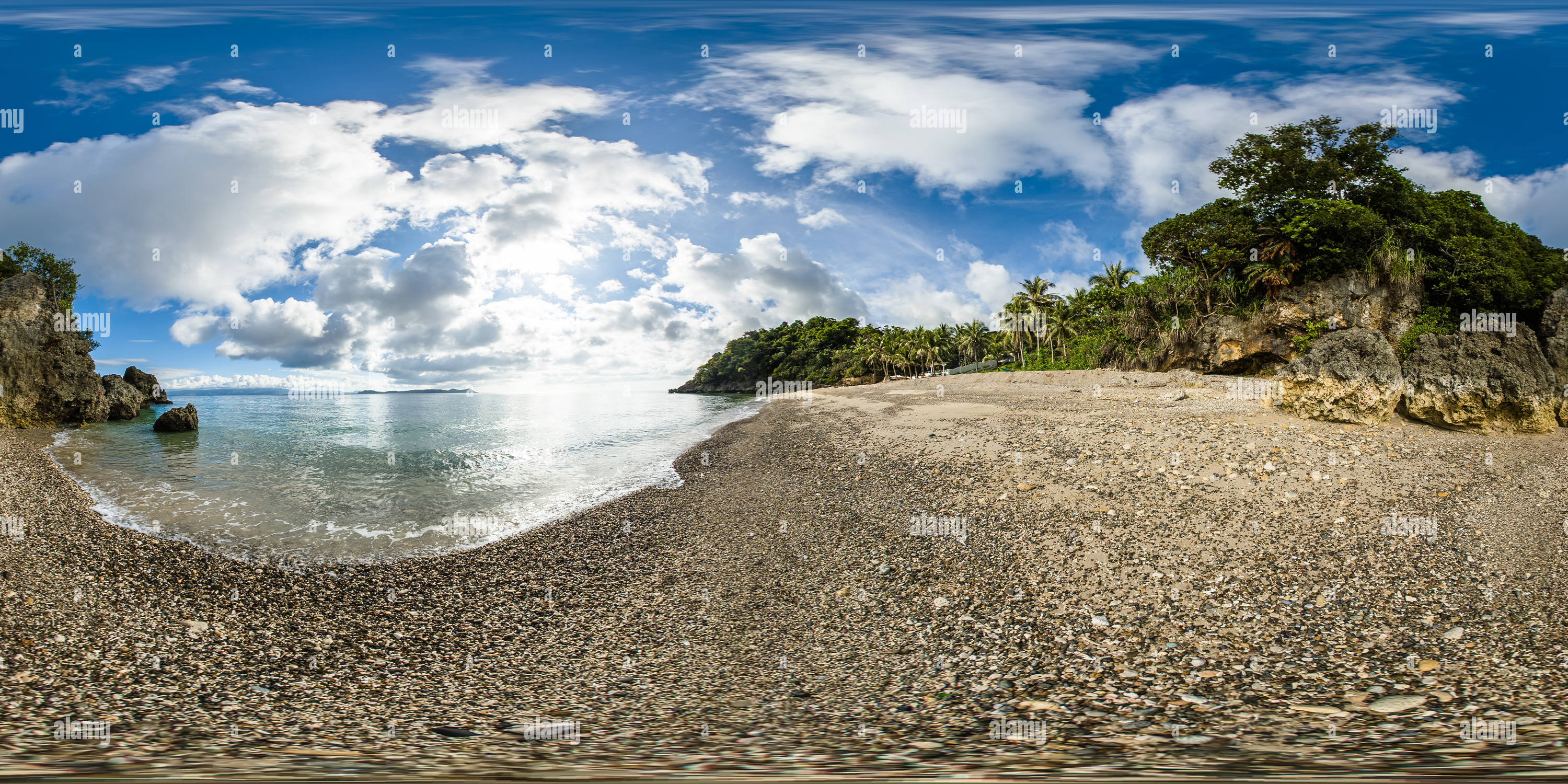 360° view of Beach in Carabao Island. Romblon, Philippines - Alamy