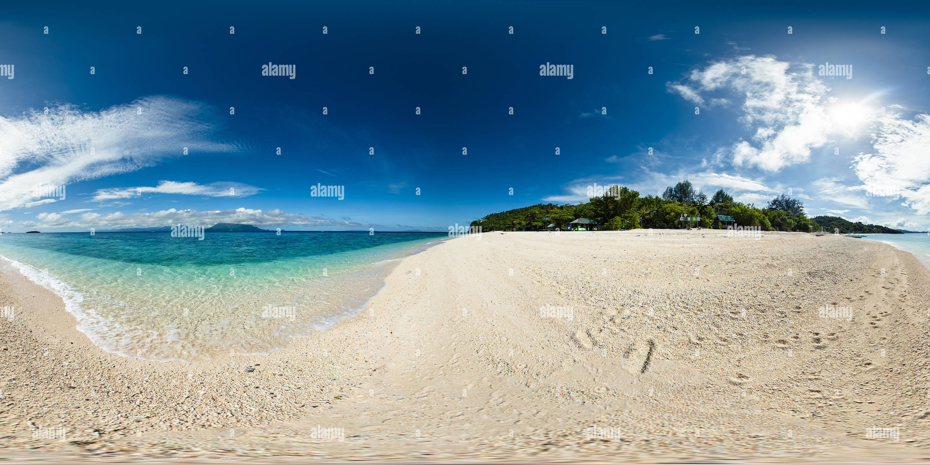360° view of Cobrador Island in Romblon, Philippines - Alamy