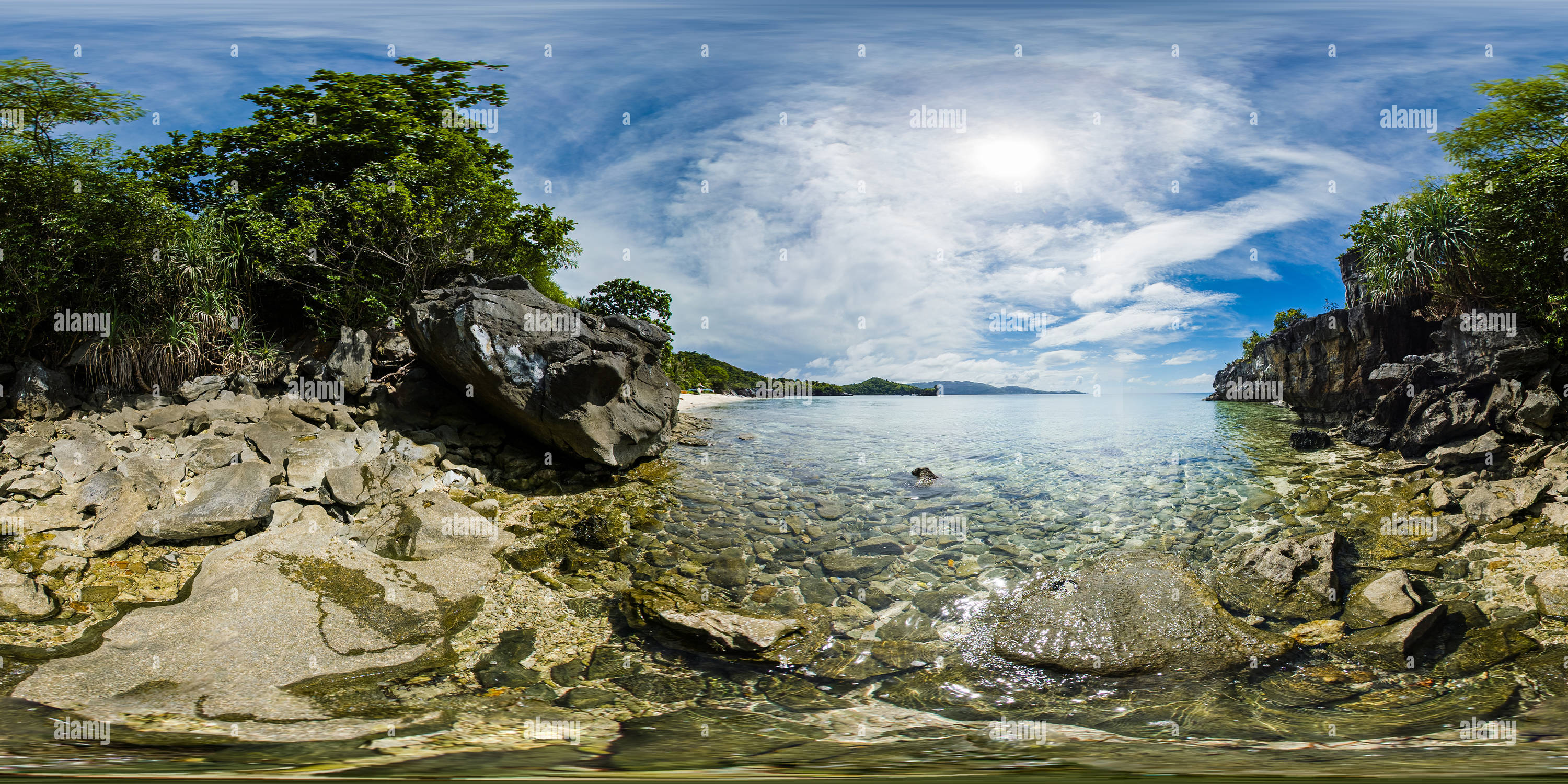 360° view of Cobrador Island in Romblon, Philippines - Alamy