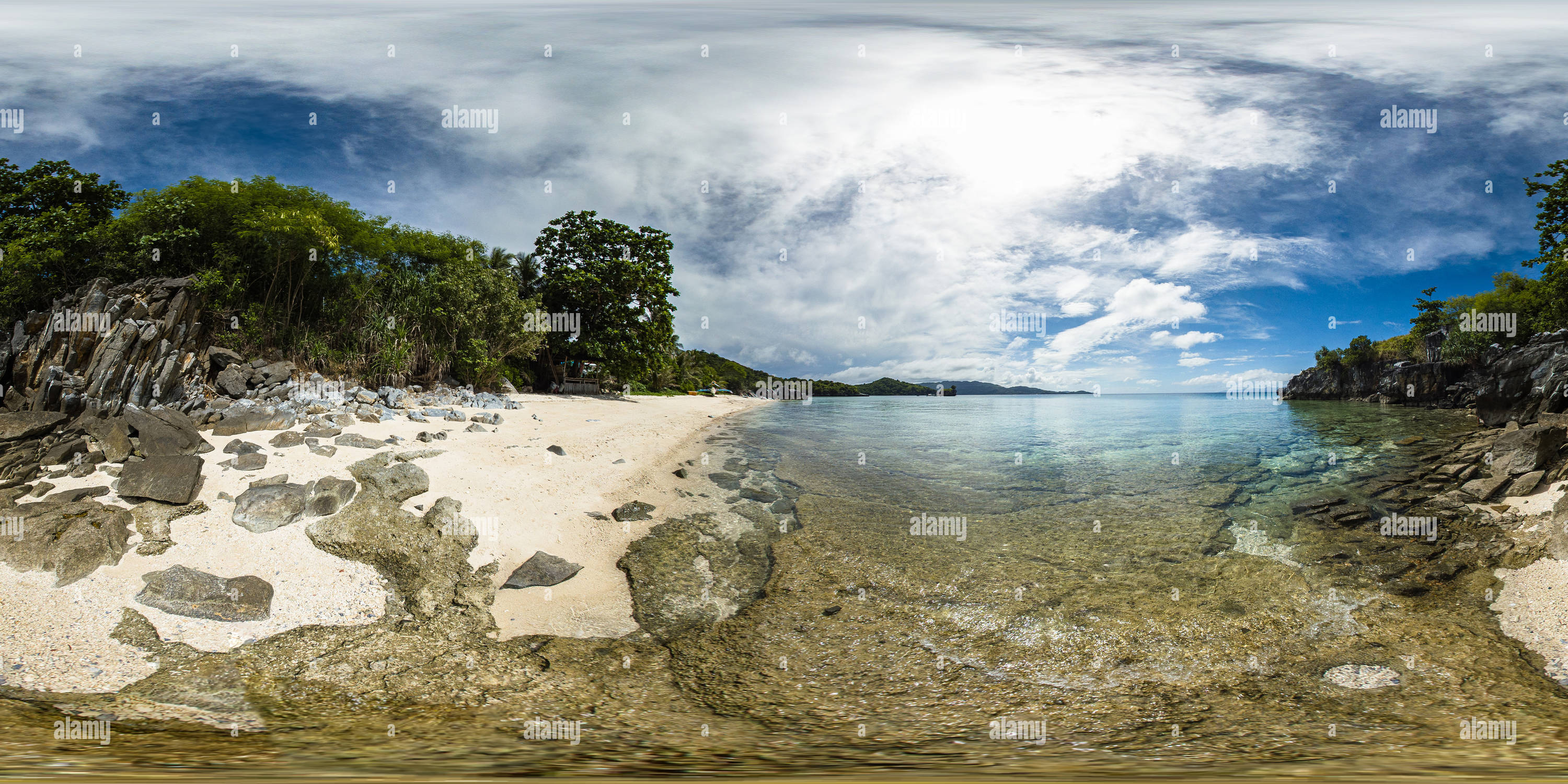 360° view of Cobrador Island in Romblon, Philippines - Alamy
