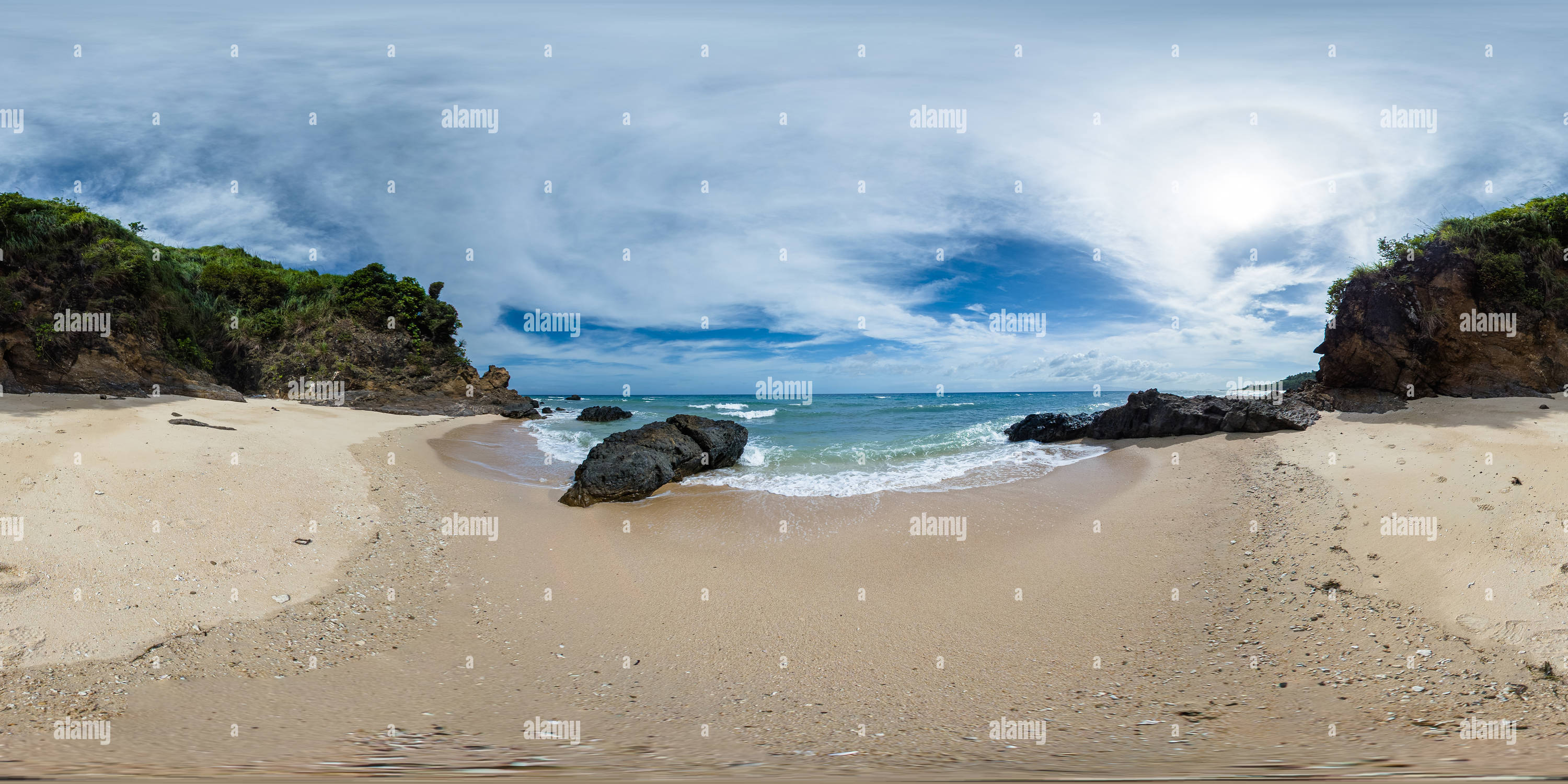 360° view of Beach in Santa Fe, Romblon. Philippines - Alamy