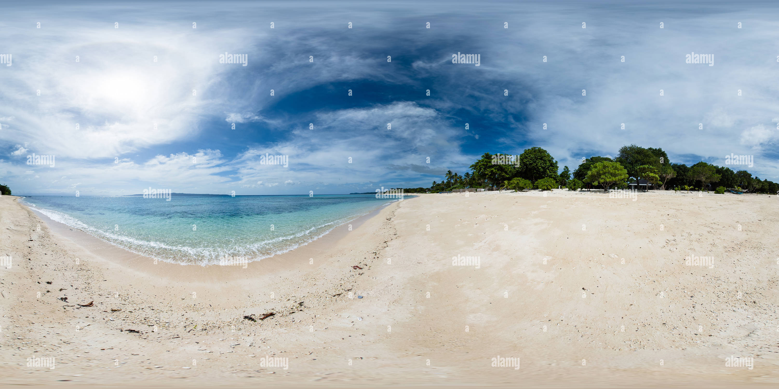 360° view of Sandy Beach in Santa Fe, Romblon. Philippines - Alamy