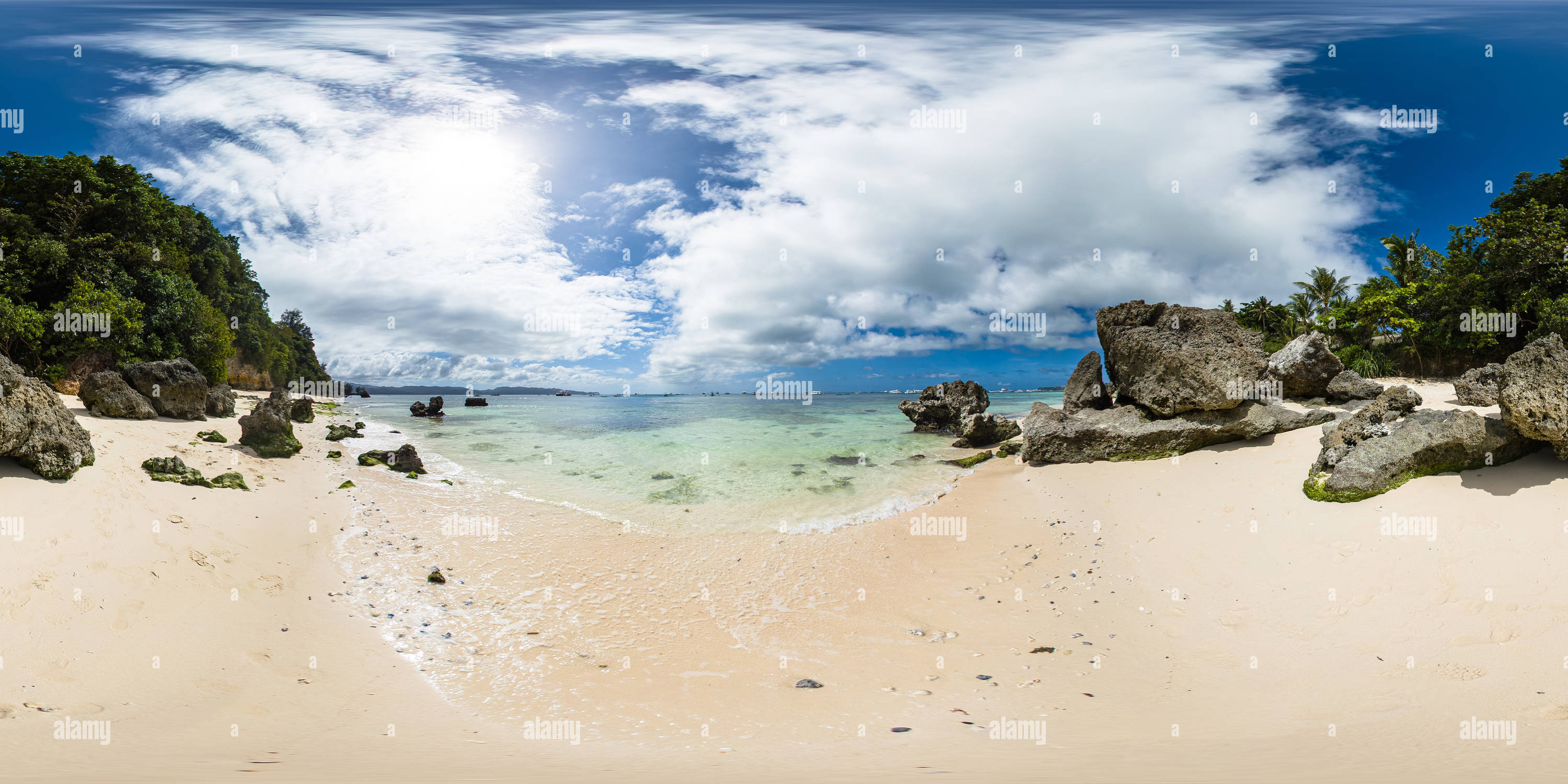 360° view of Boracay. Island in Malay, Aklan. Philippines - Alamy