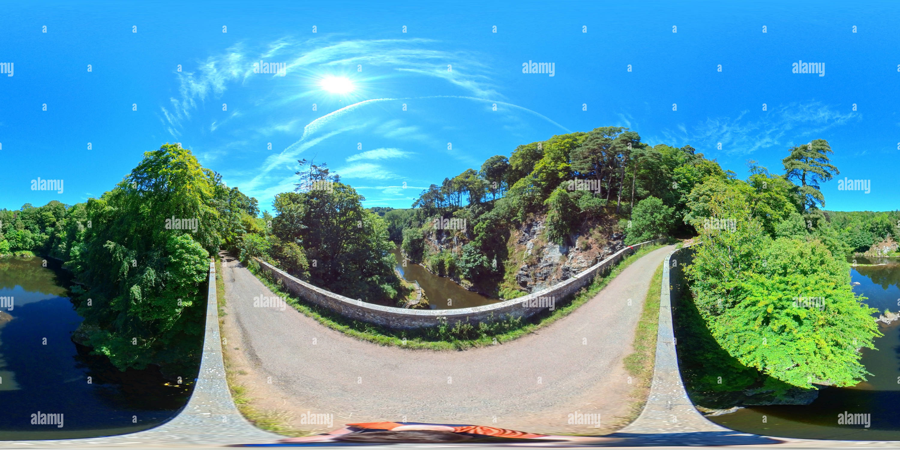 360° view of Bridge of Alvah - Alamy