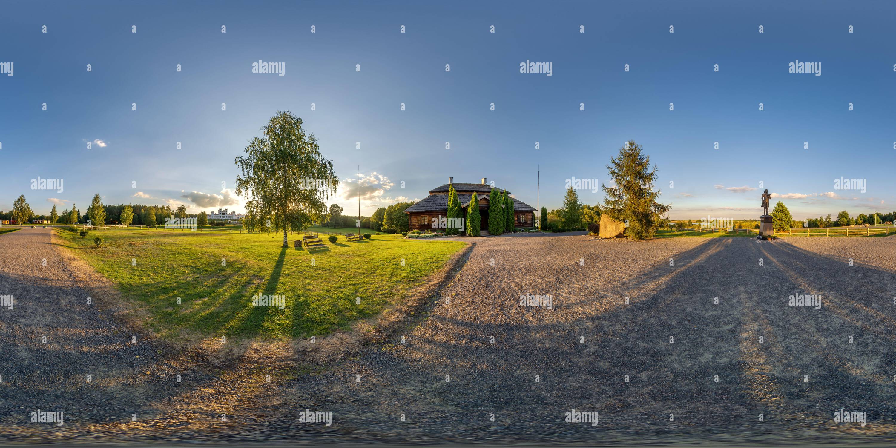 360° view of full seamless spherical hdri 360 panorama near homestead ...