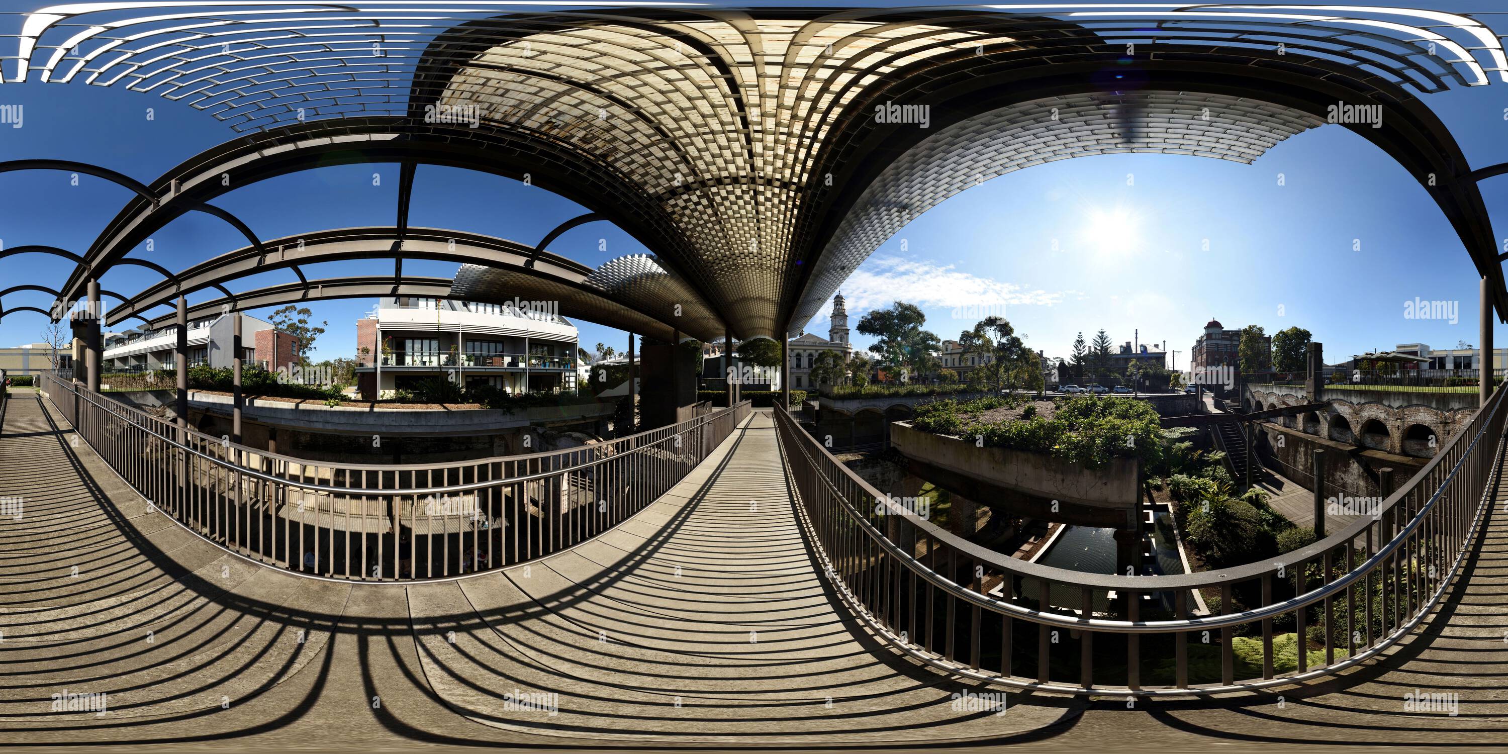 360° view of Overhead Walkway Paddington Reservoir Gardens, Sydney ...