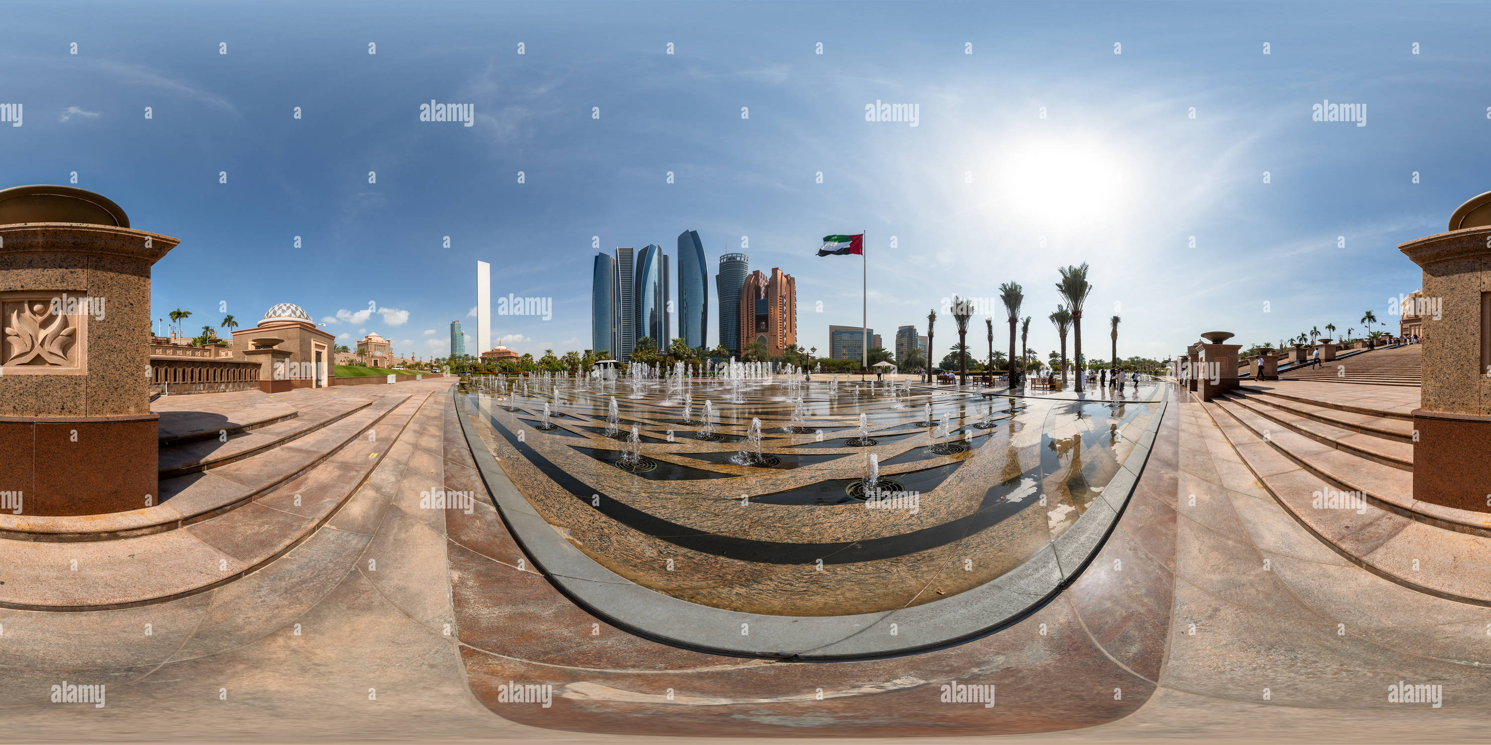 360° view of Entrance Emirates Palace II - Alamy