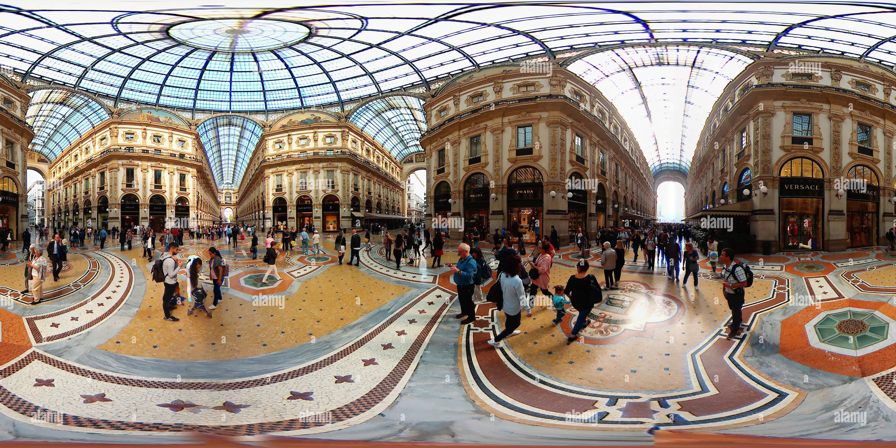 360° view of Victor Emmanuel Gallery - Alamy