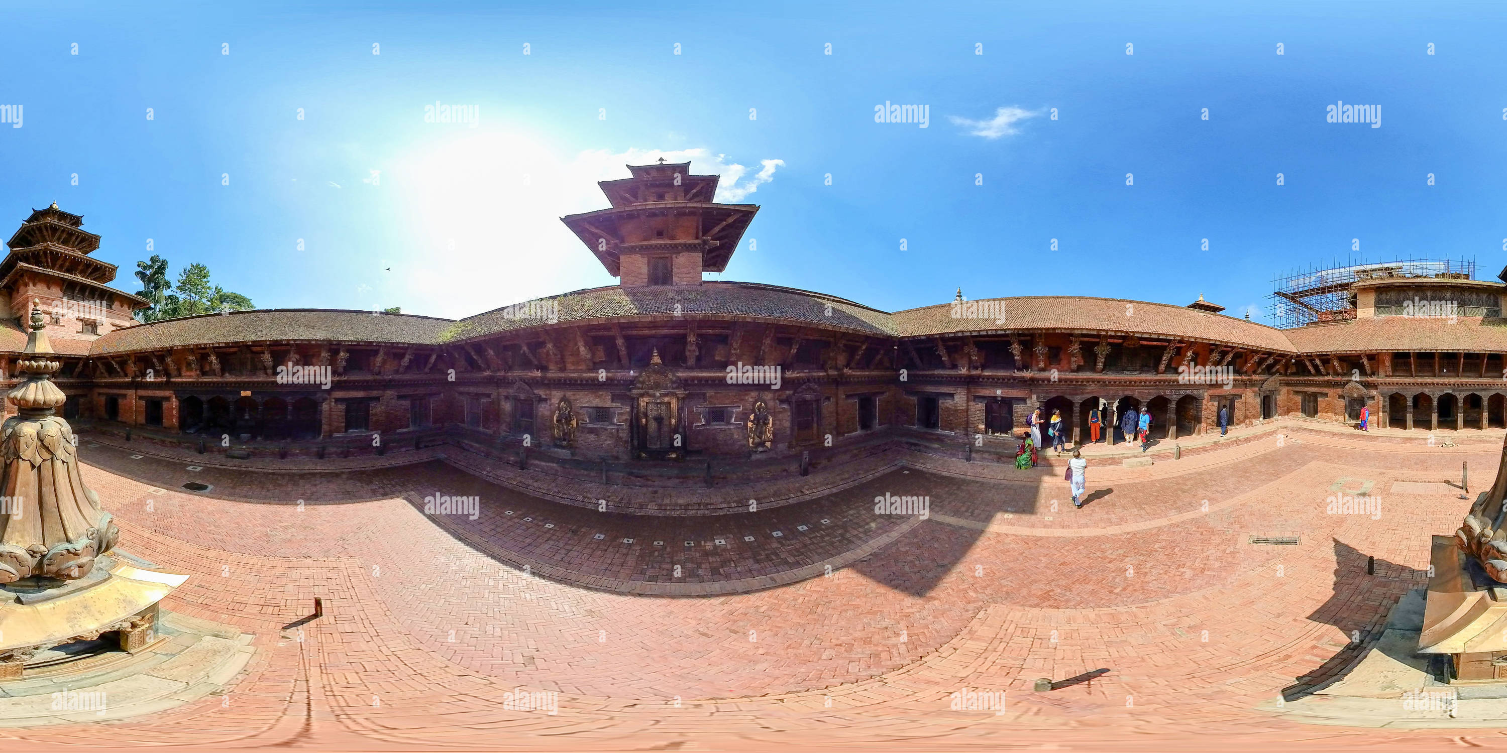 360° view of Mul-Choke inside Patan Durbar Square, Lalitpur, Nepal - Alamy
