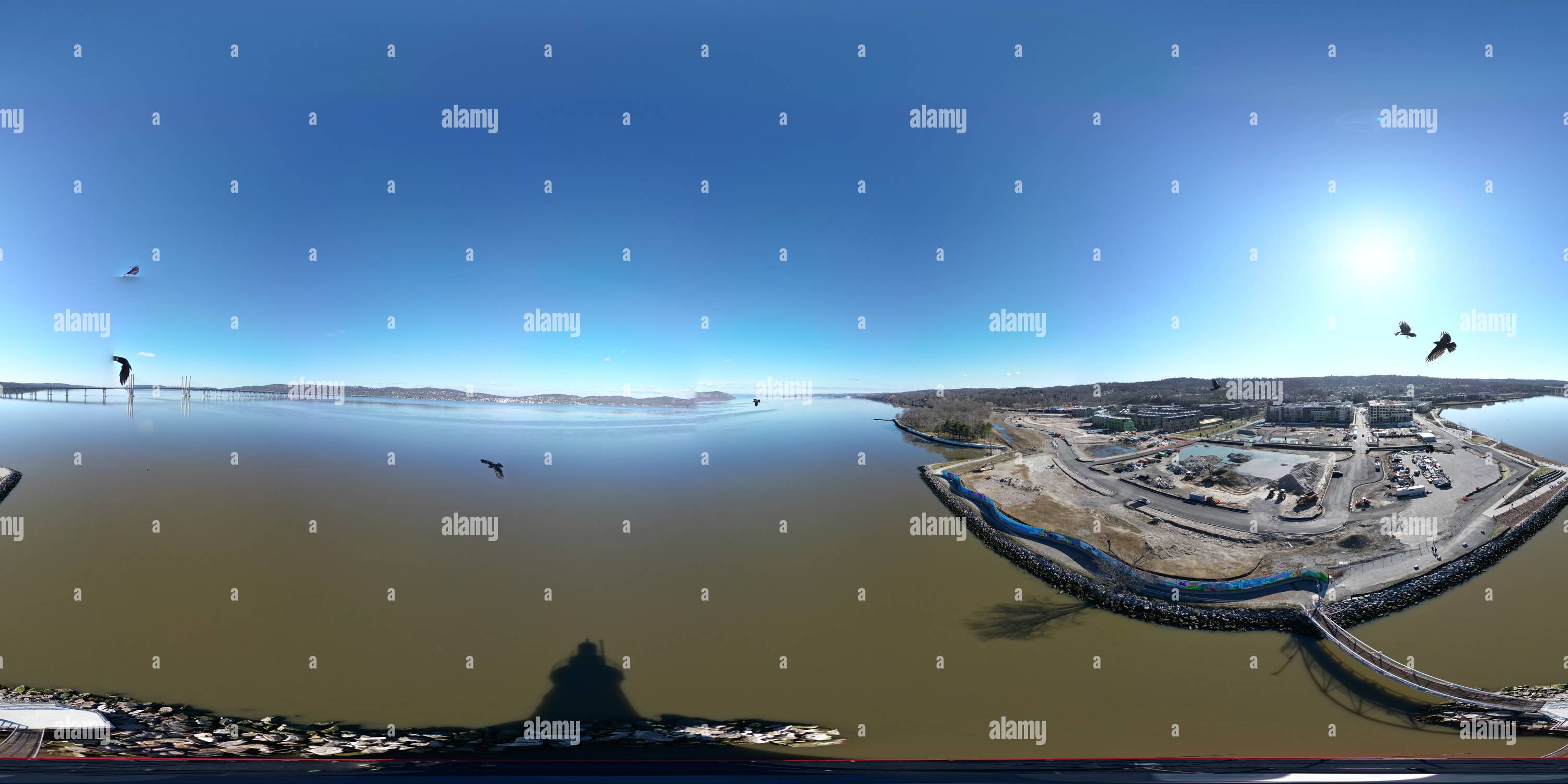 360° view of Above Sleepy Hollow Lighthouse - Alamy