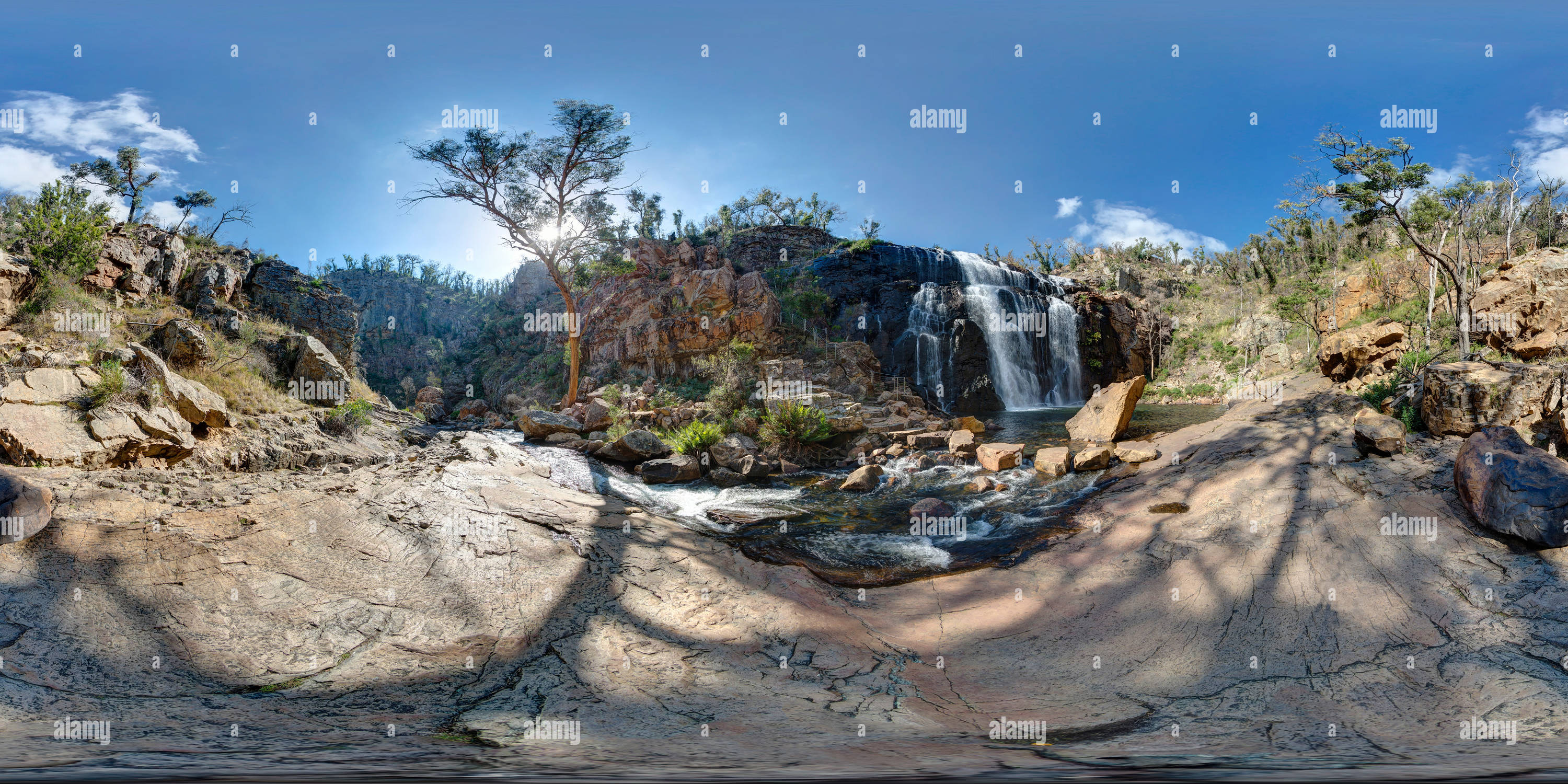 360° view of McKenzie Falls - Alamy