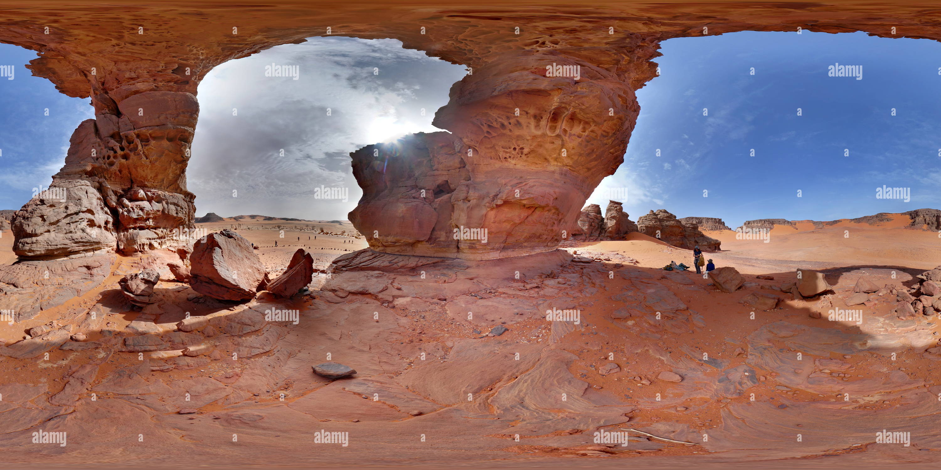 360° view of Arch of Africa and Algeria - Alamy