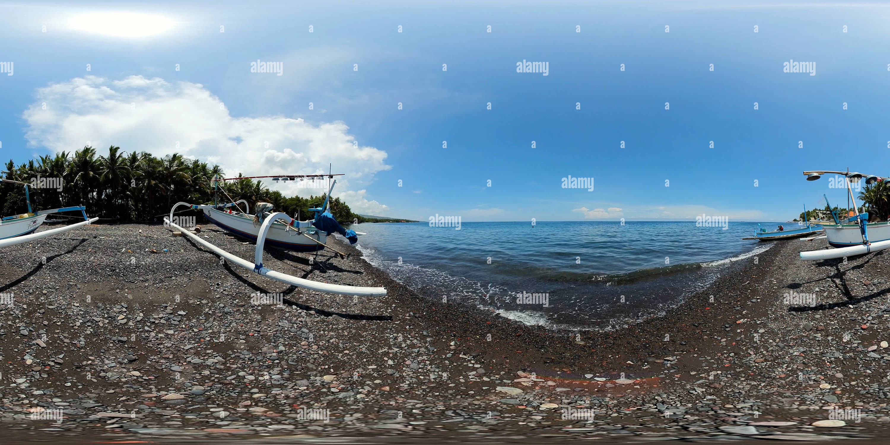 360° view of Seascape. Bali. VR 360 - Alamy