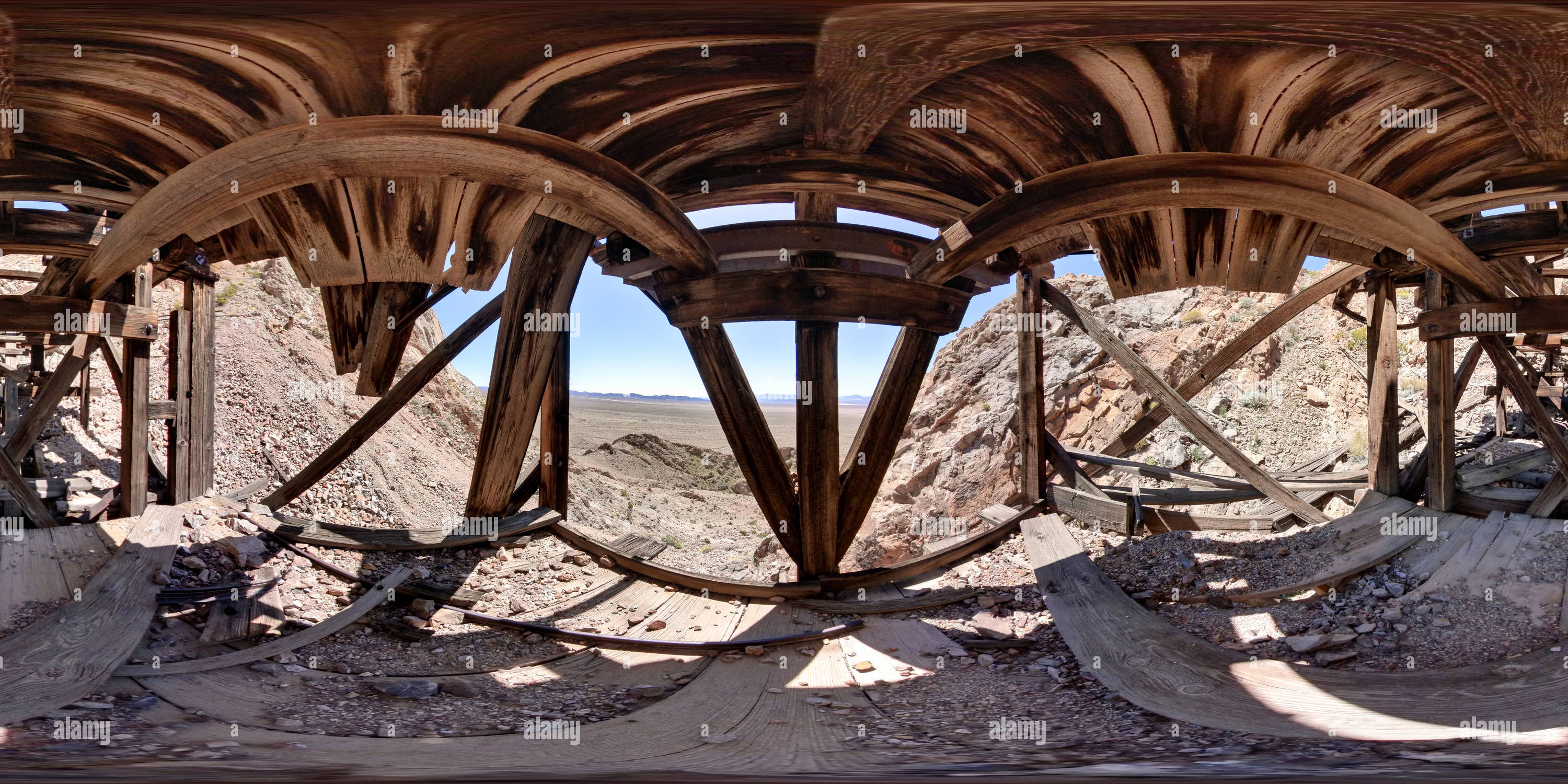 360° view of Tram Tower Counter Weights - Alamy