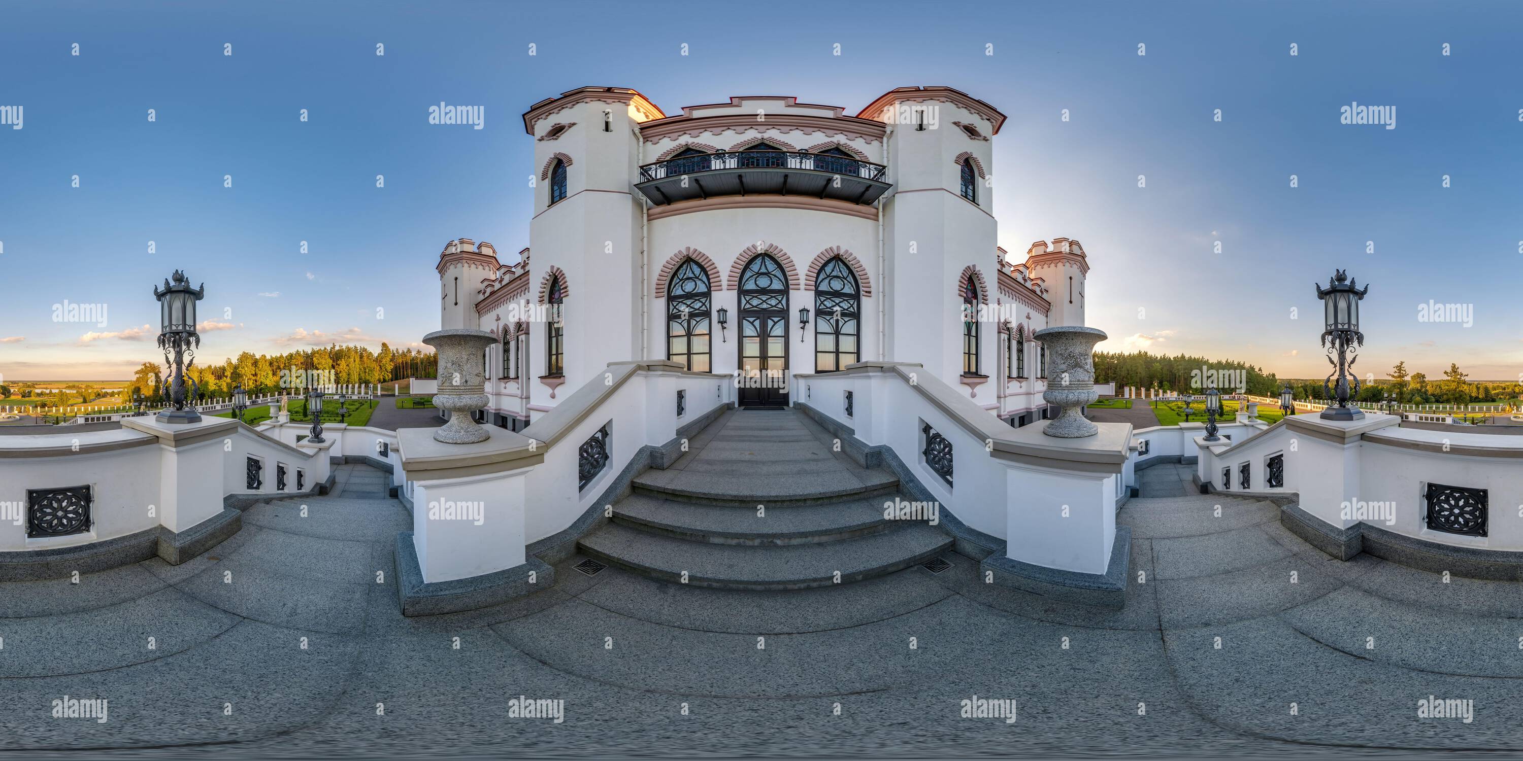 360° view of seamless spherical 360 hdri panorama overlooking ...