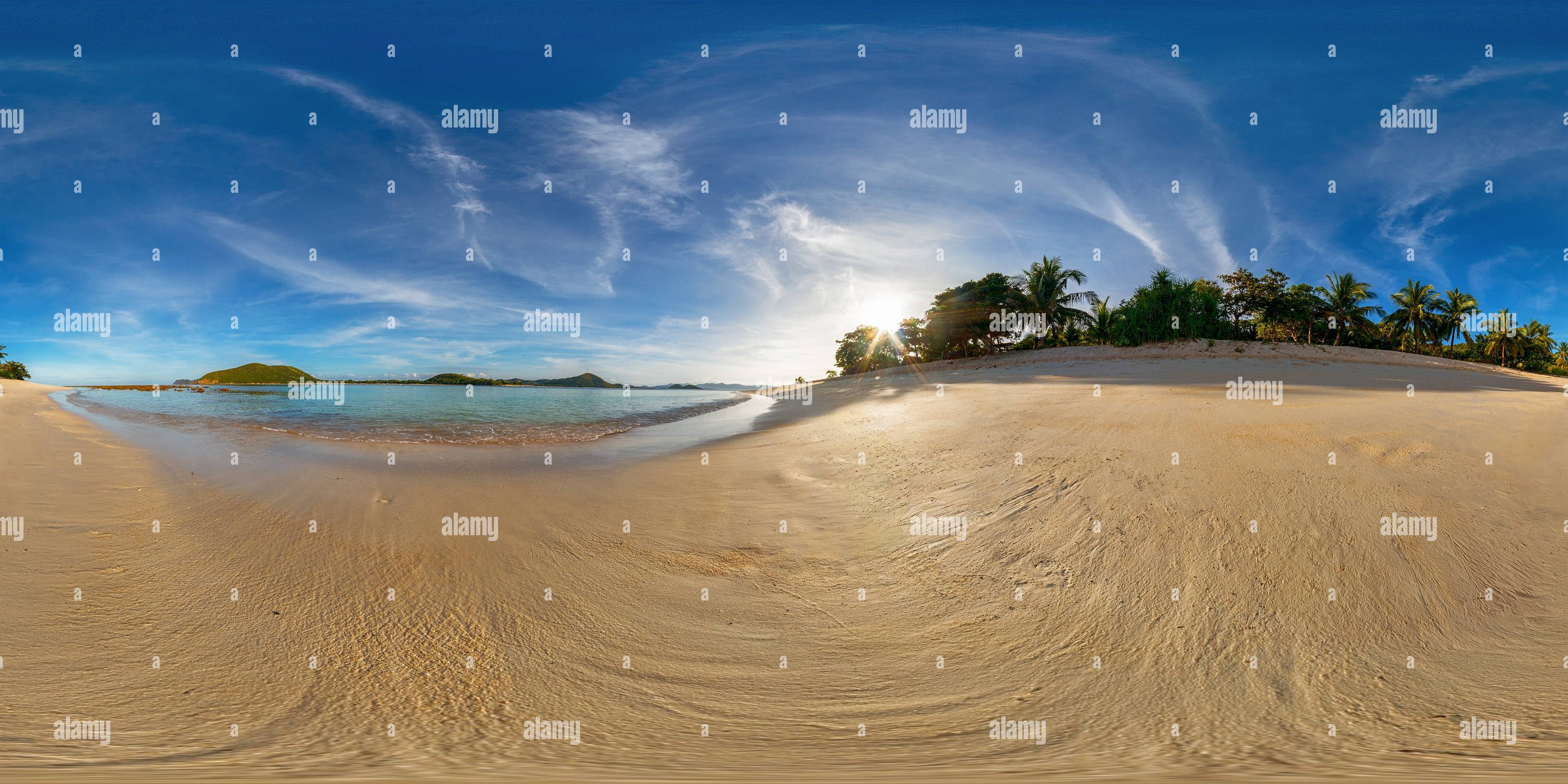 360° view of Tropical island - Philippines - Alamy