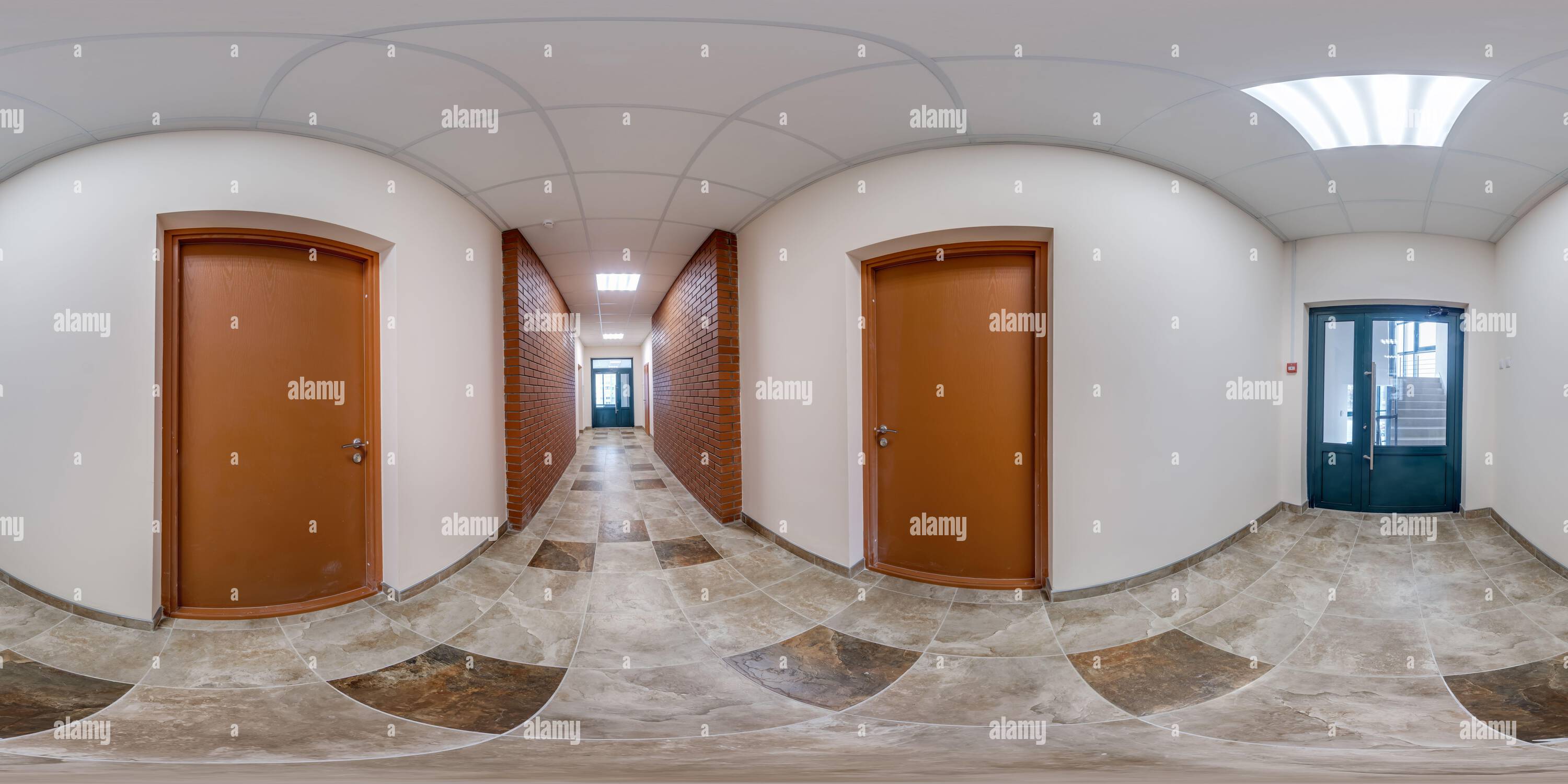 360° view of hdri 360 panorama in interior room in modern apartments ...