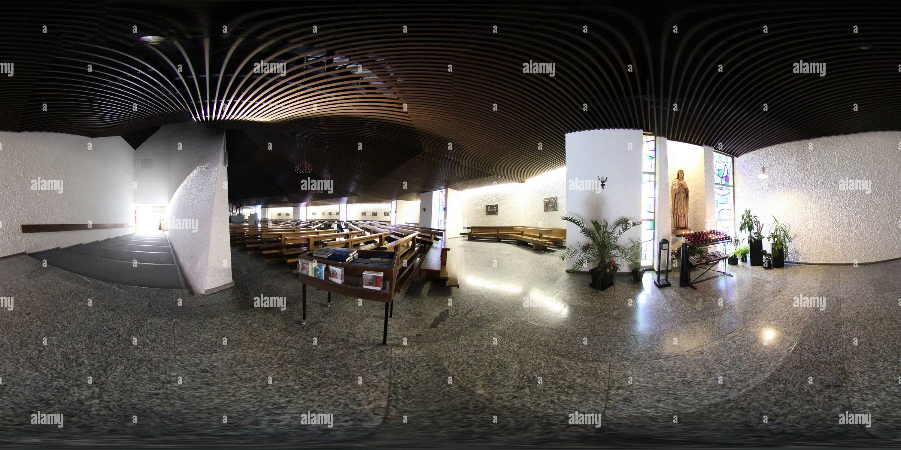 360° view of Church Sacred Heart of Jesus 2 - Alamy