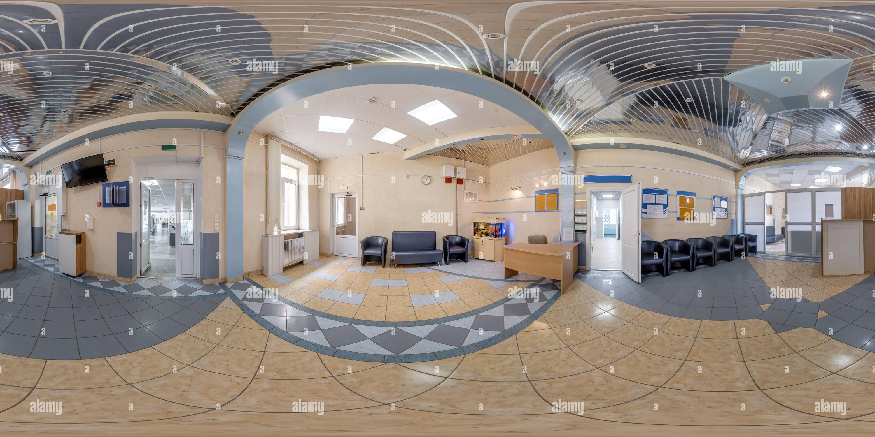 360 degree panorama reception hi-res stock photography and images - Alamy