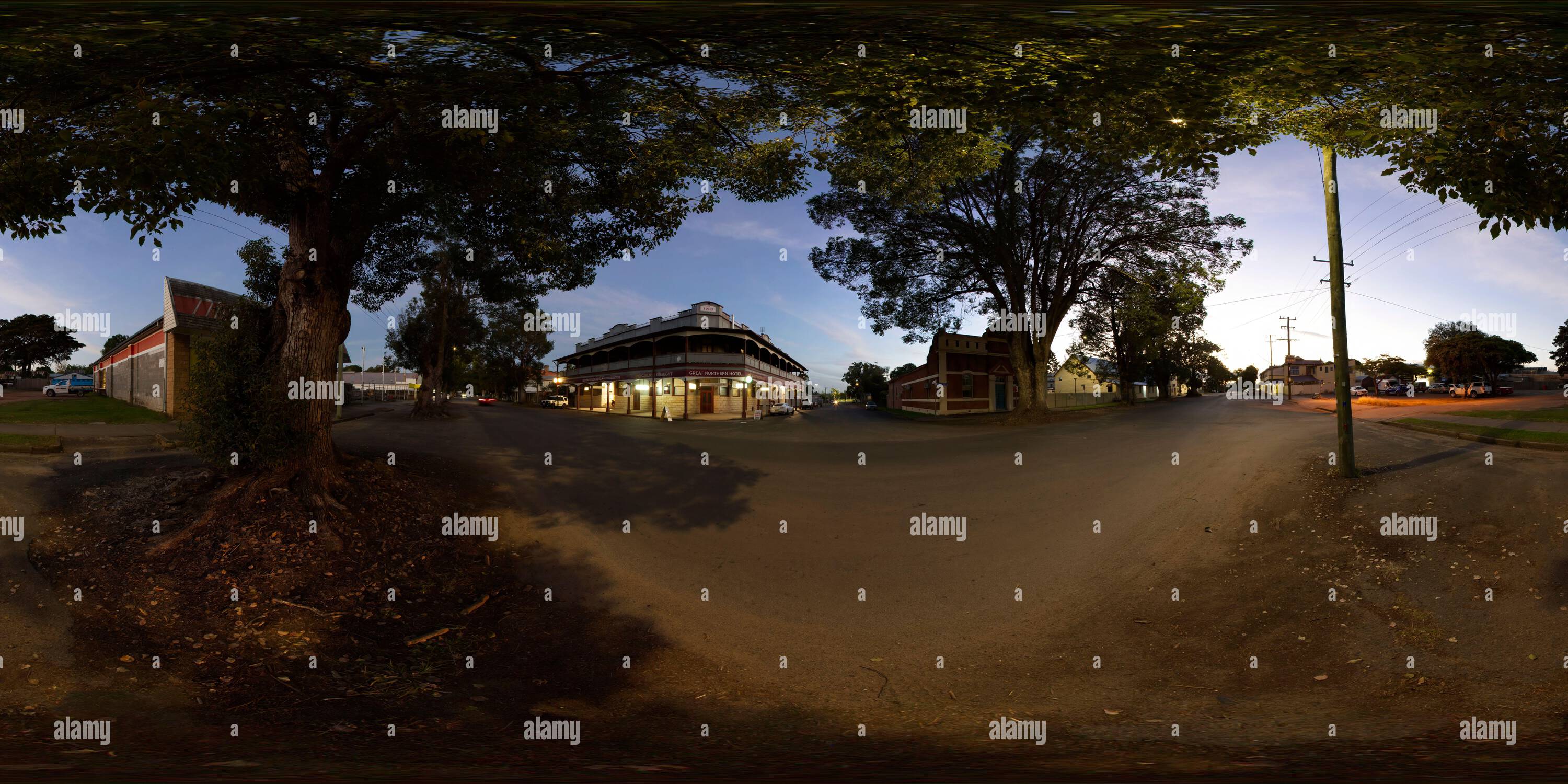 360° view of 360° panorama of former Great Northern Hotel (1903) now ...