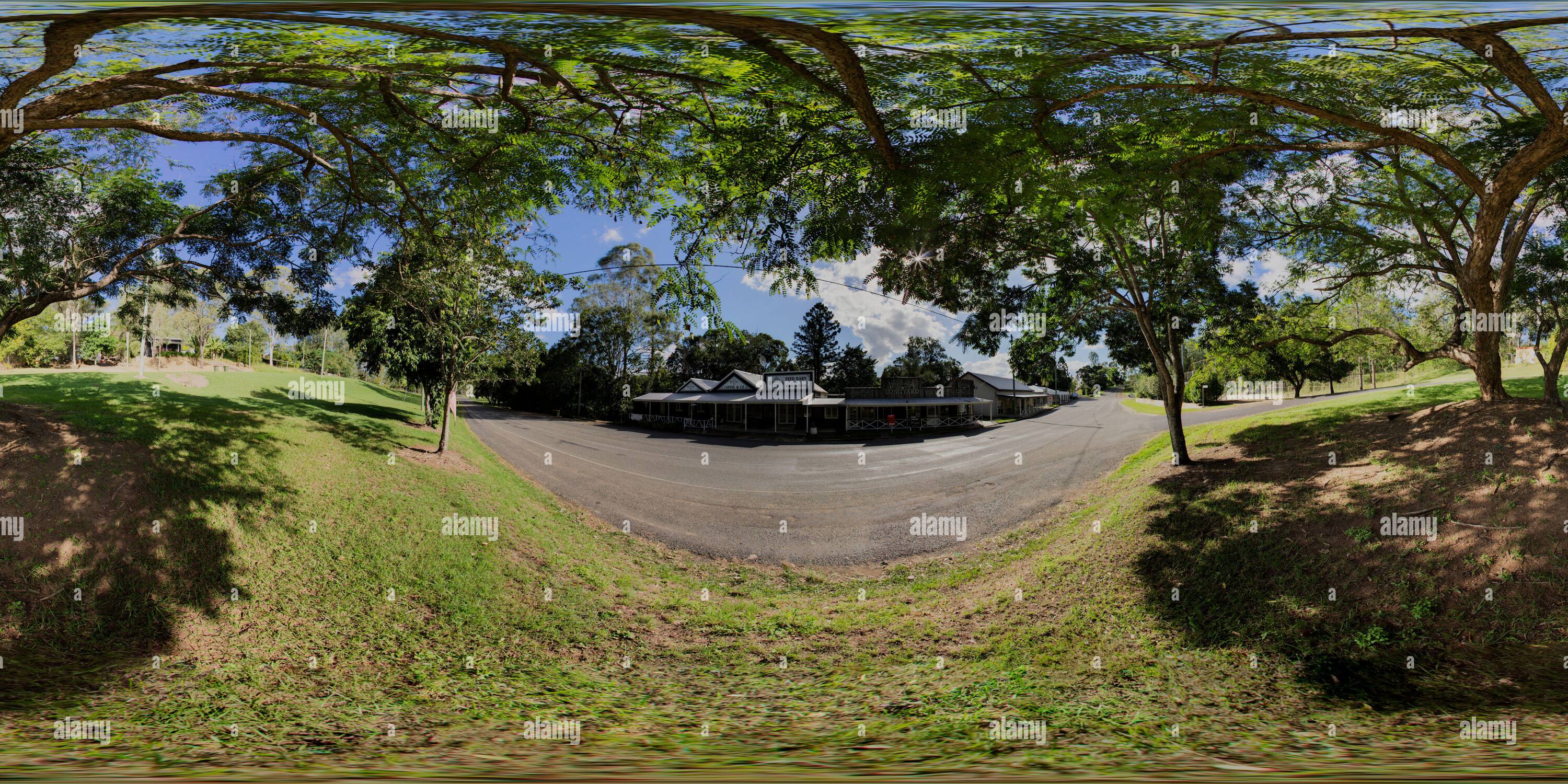 360° view of 360° panorama of the small village of Woolooga near Gympie ...