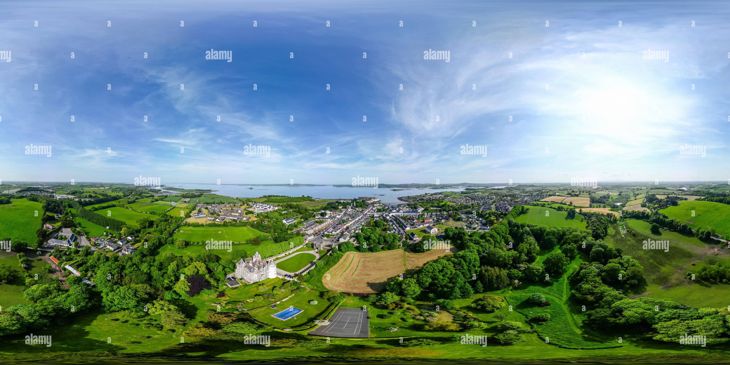 360° view of 360 degree photosphere of Killyleagh Village and ...
