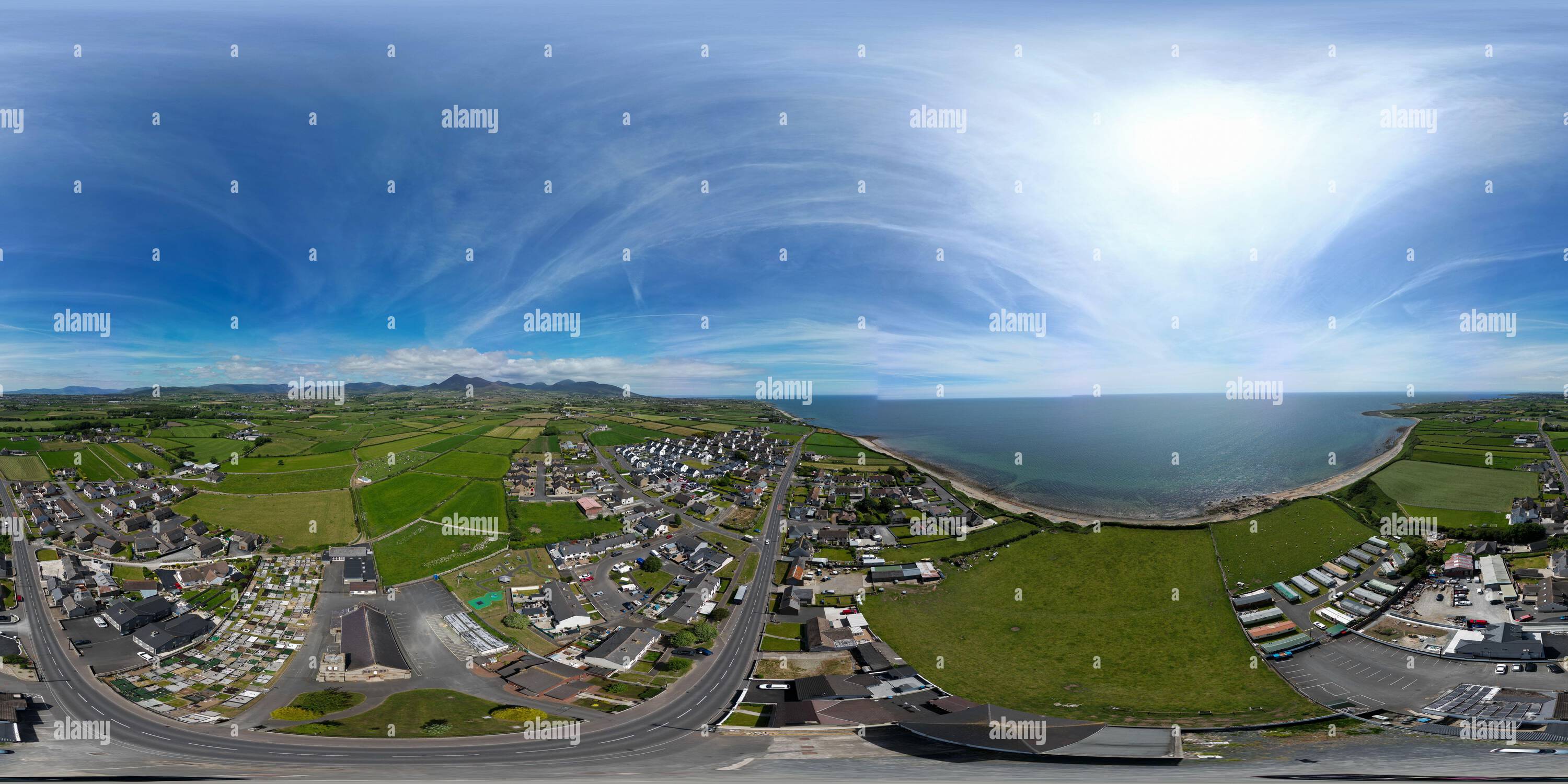 360° view of 360 degree photosphere of the small village of Ballymartin ...