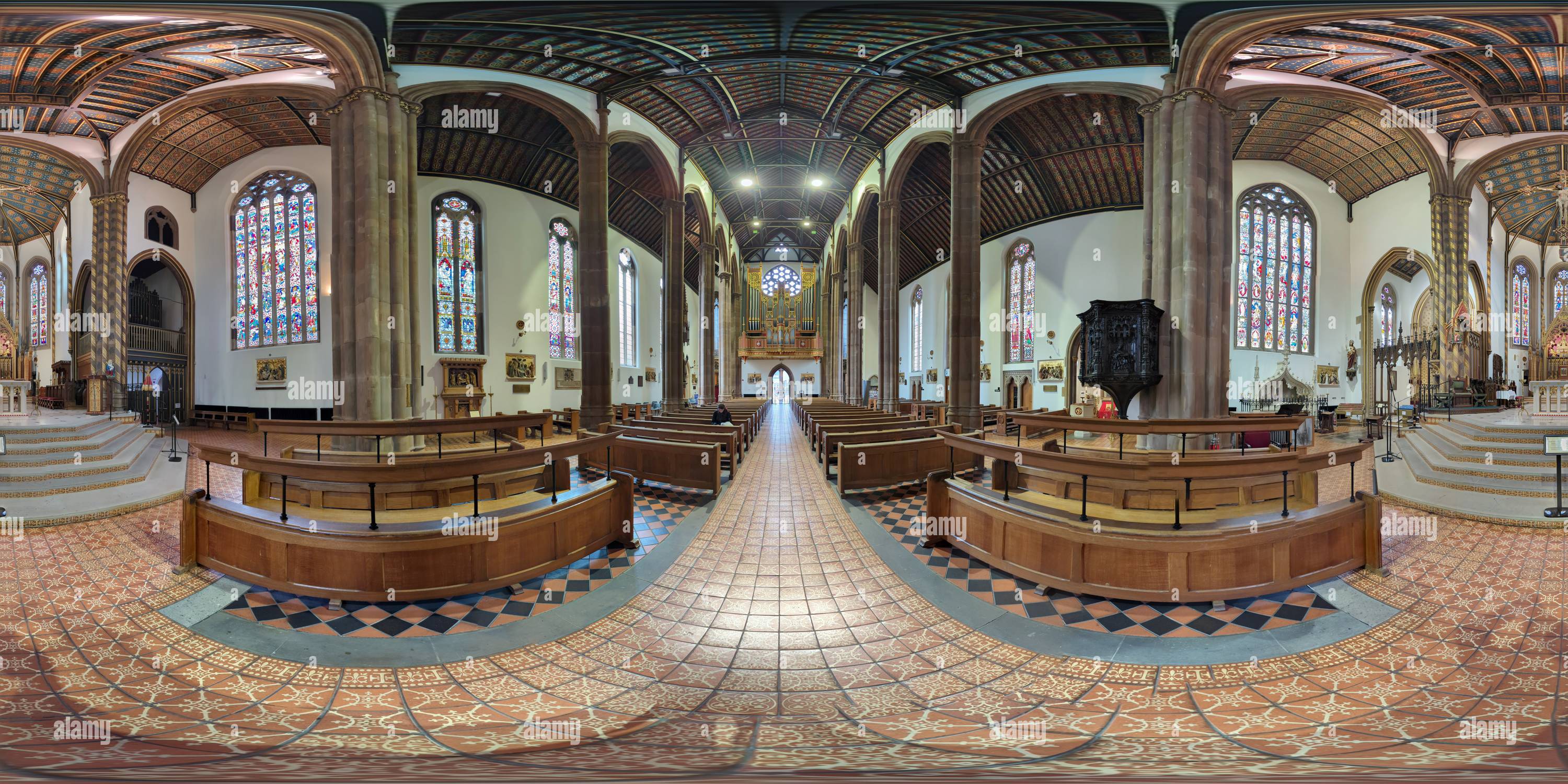 360° view of St. Chad's Catholic Cathedral - Alamy