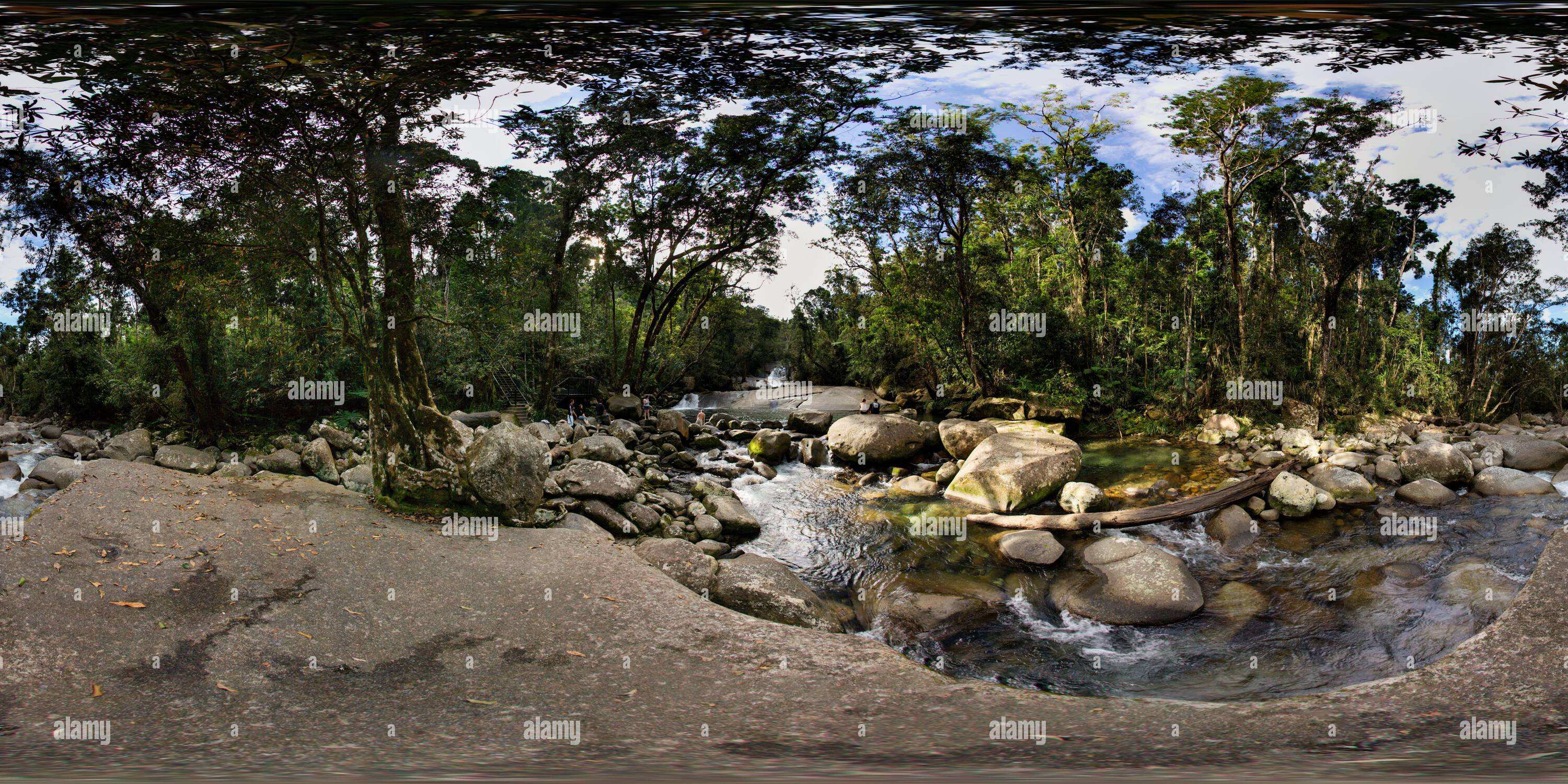 360° view of 360° panoramic image of the Josphine Falls section of ...