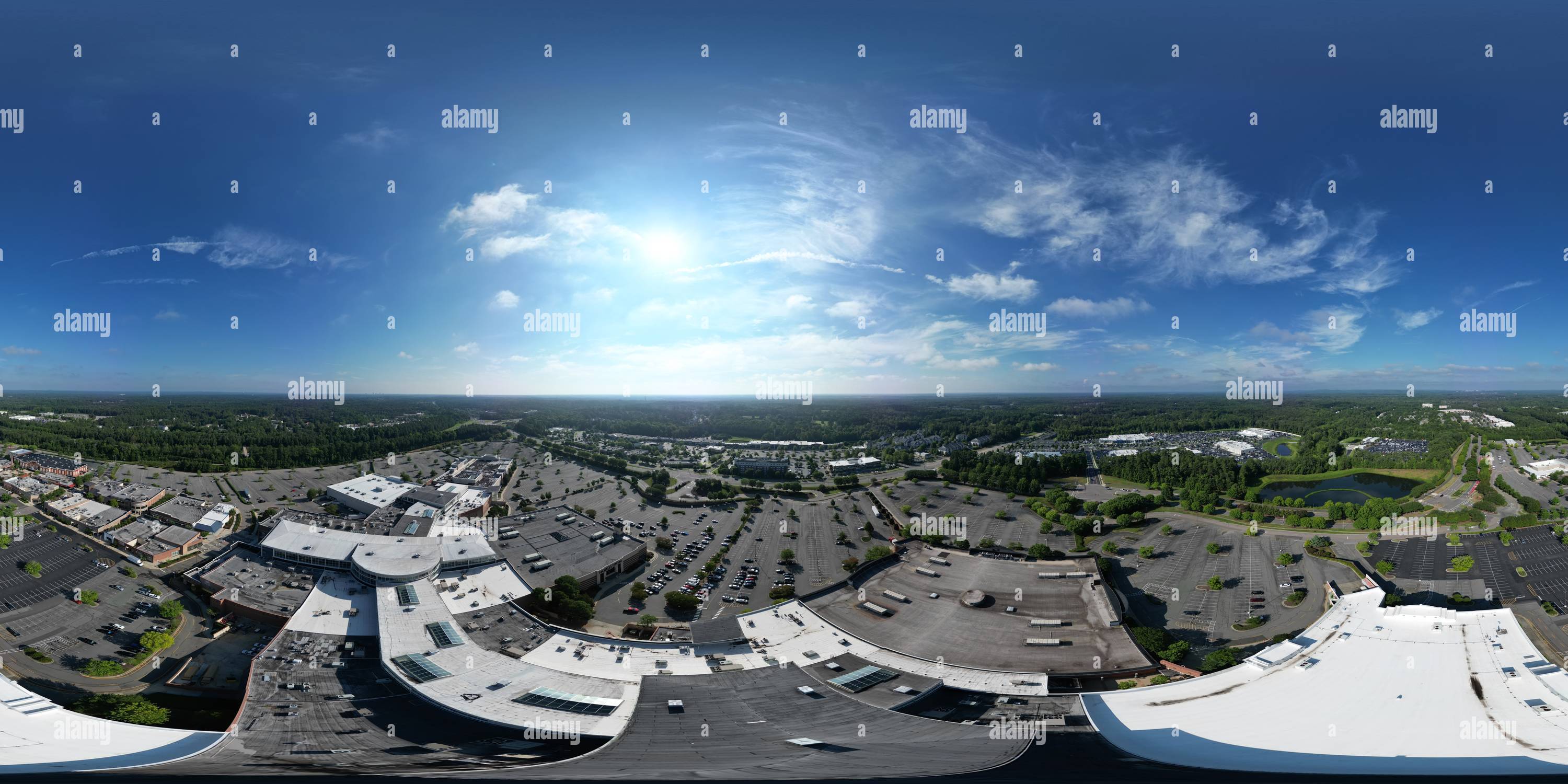 360° view of Above Southpoint Mall in Durham, NC - Alamy