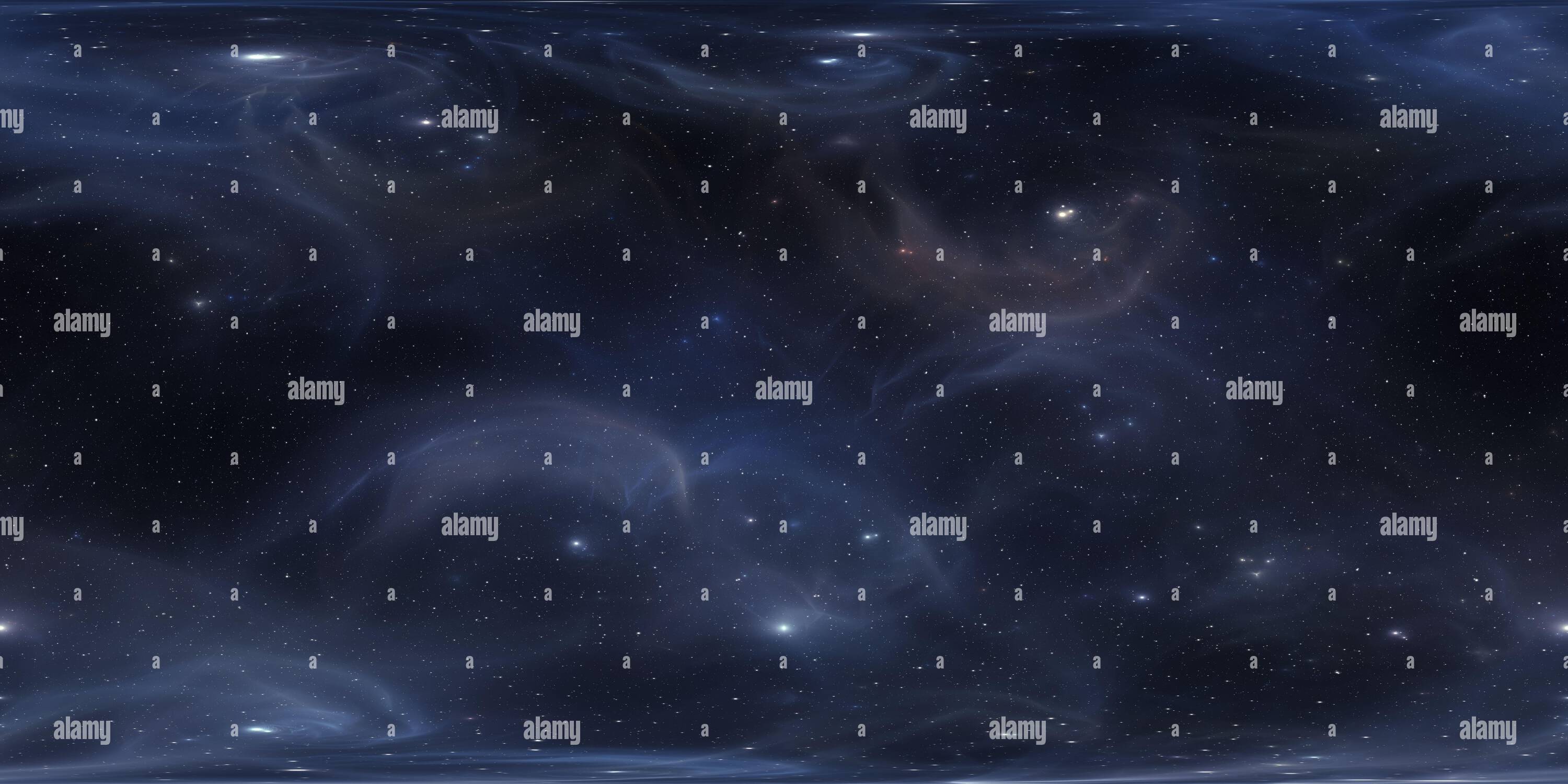 360° view of Interstellar cloud of gas and dust. Deep outer space ...