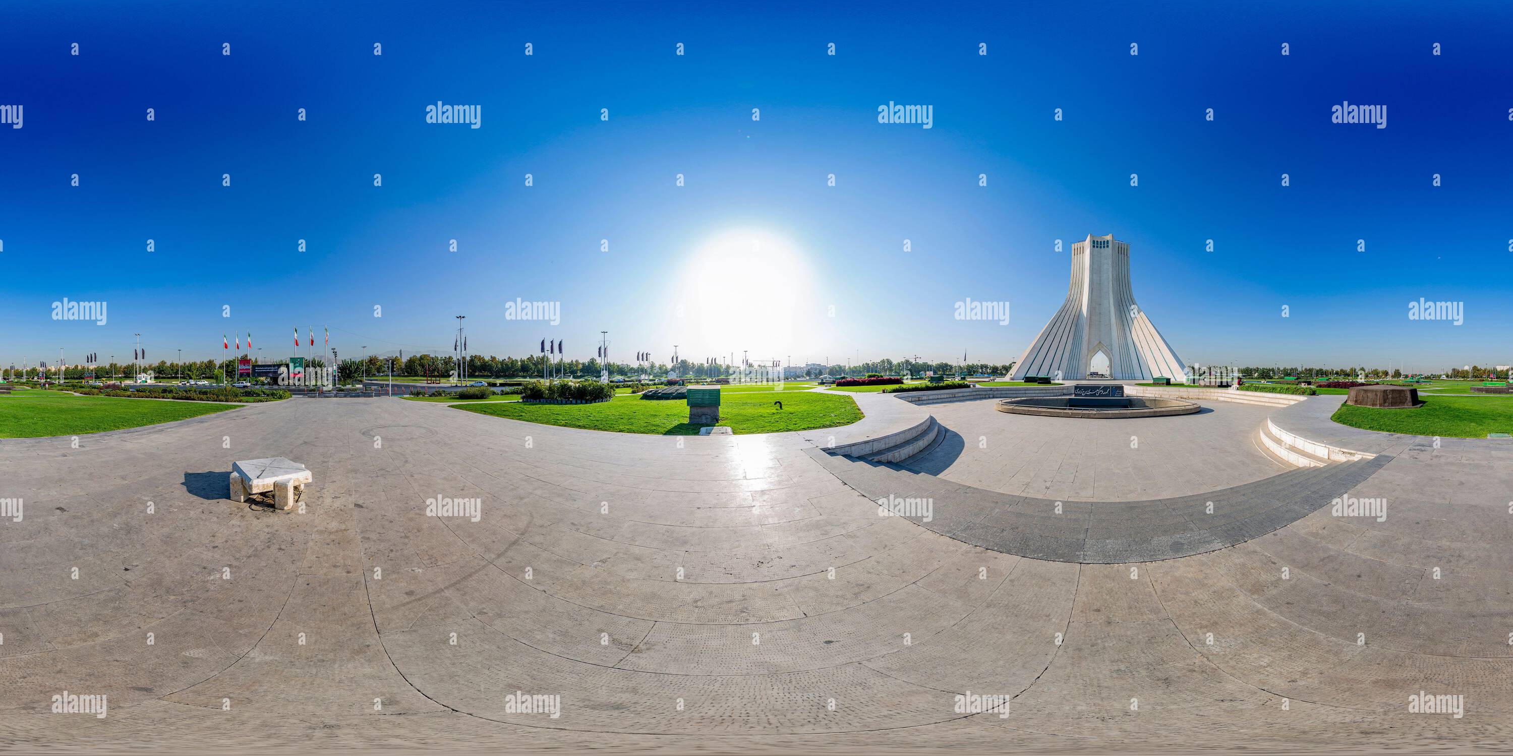360° view of Azad (Shahyad) Tower - Alamy