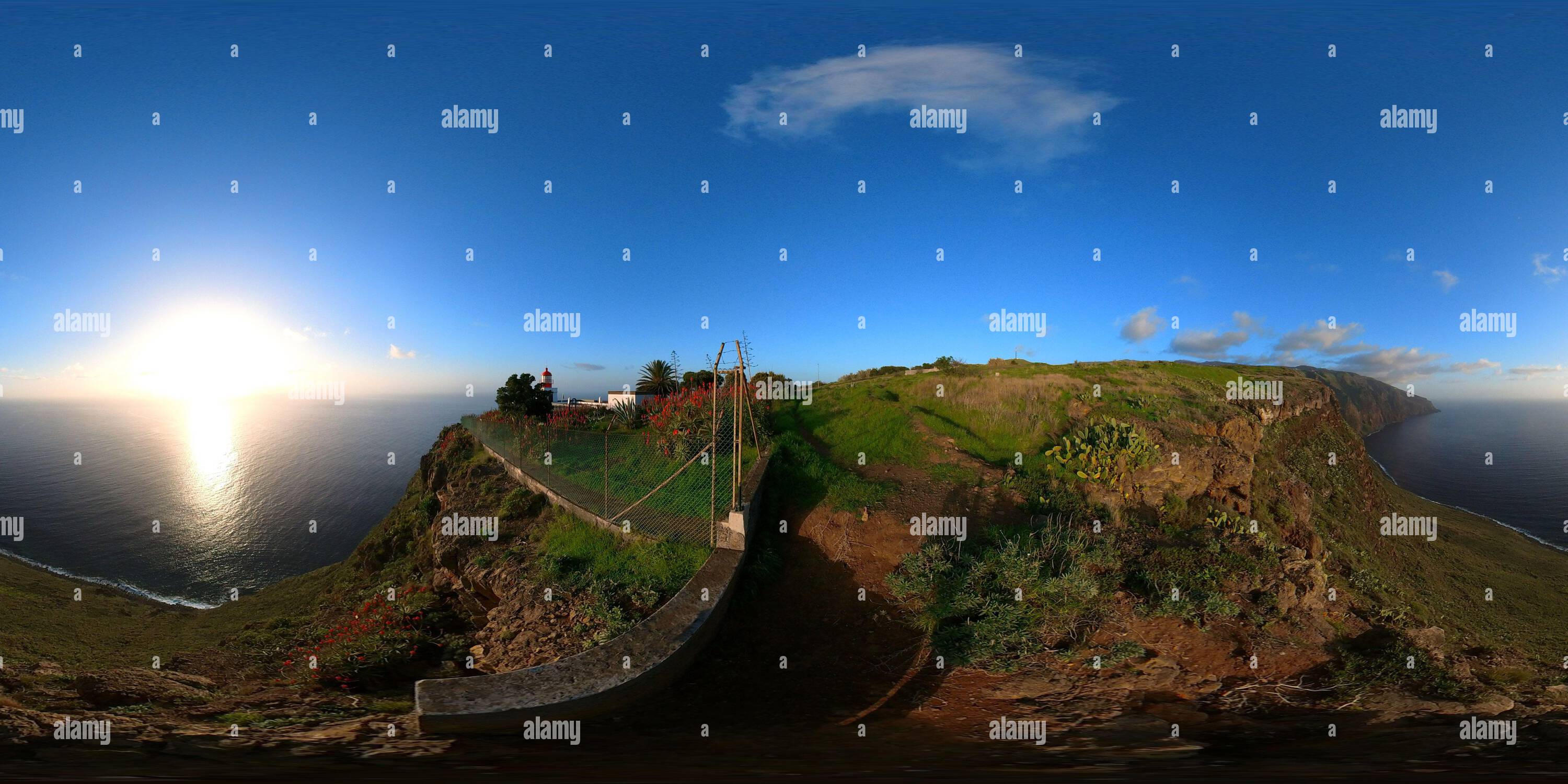 360° view of Lighthouse at Ponta do Pargo Madeira Portugal – 360VR - Alamy