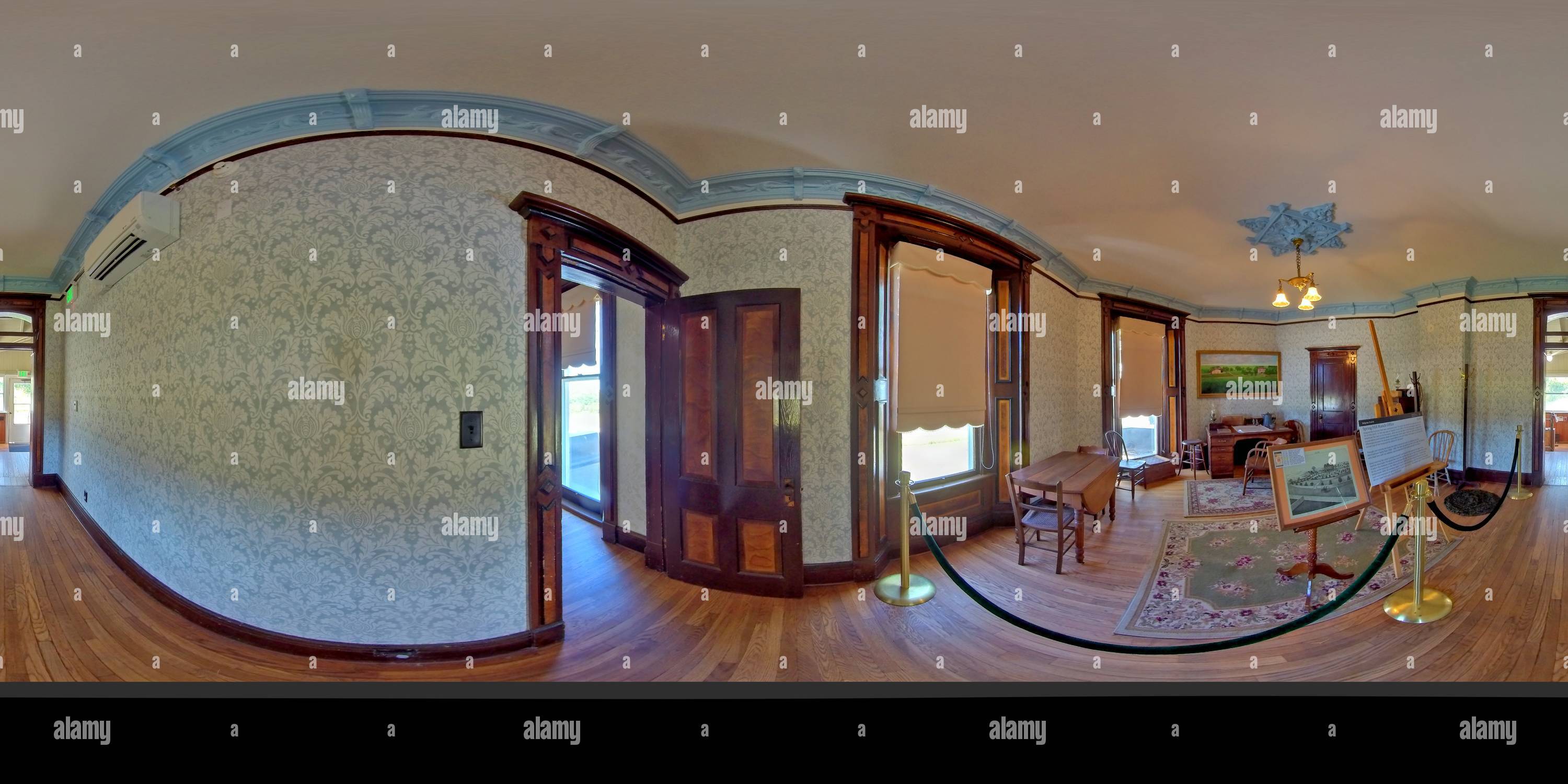 360° view of Ranch Office, Spring Hill Farm, Tallgrass Prairie National ...