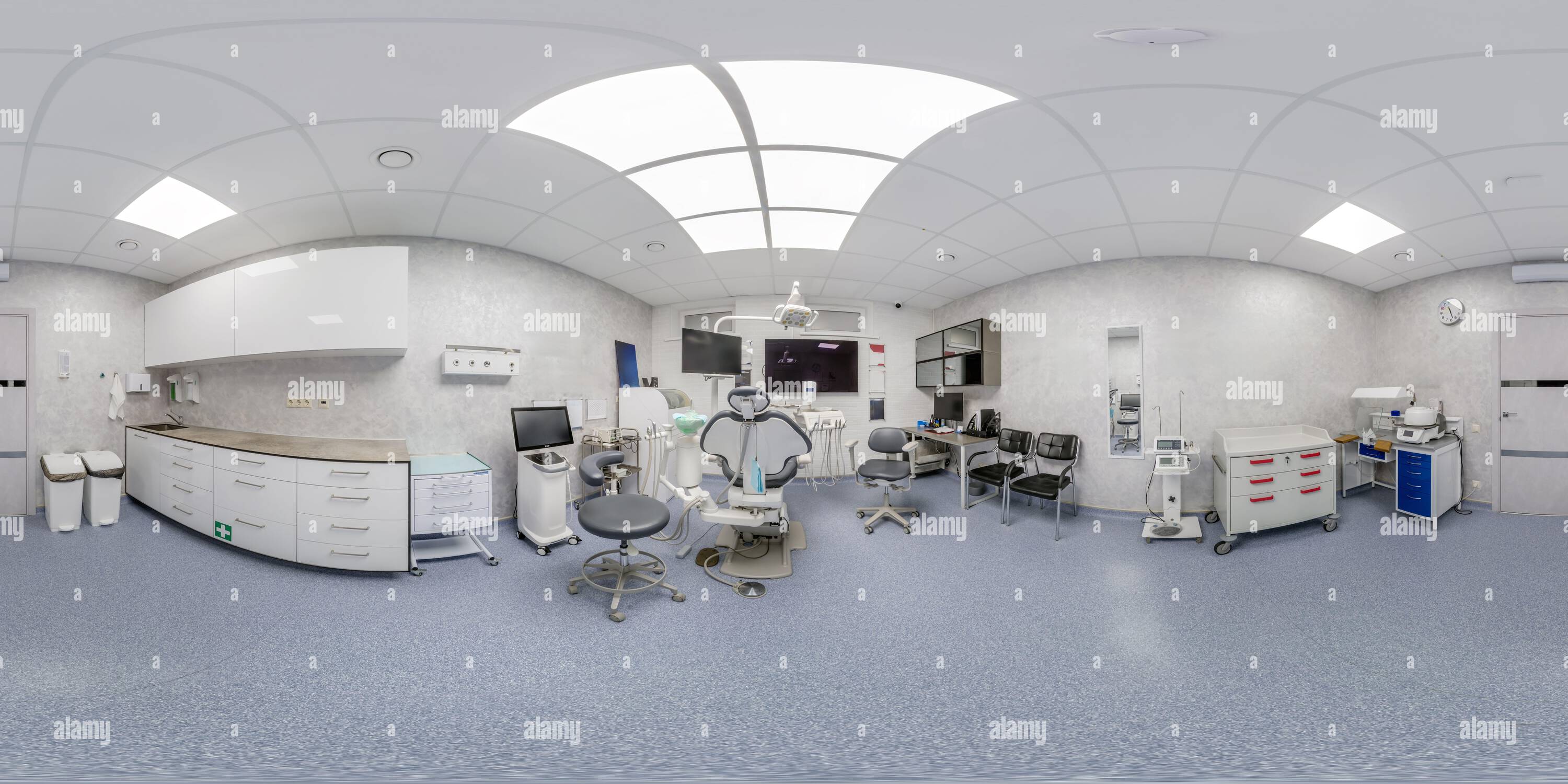 360° view of hdri 360 panorama in surgeon orthopedist therapist cabinet ...