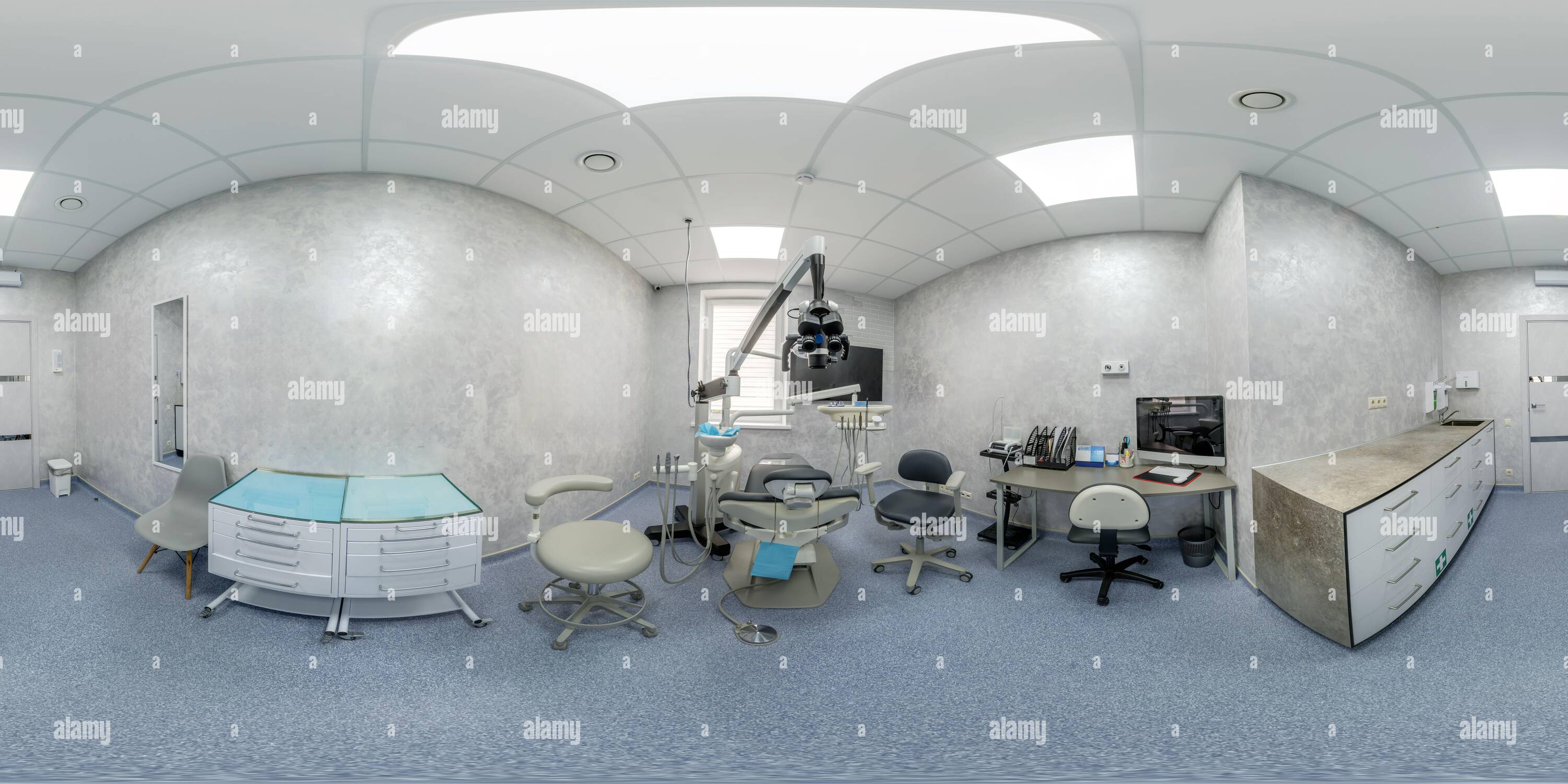 360° view of hdri 360 panorama in surgeon orthopedist therapist cabinet ...