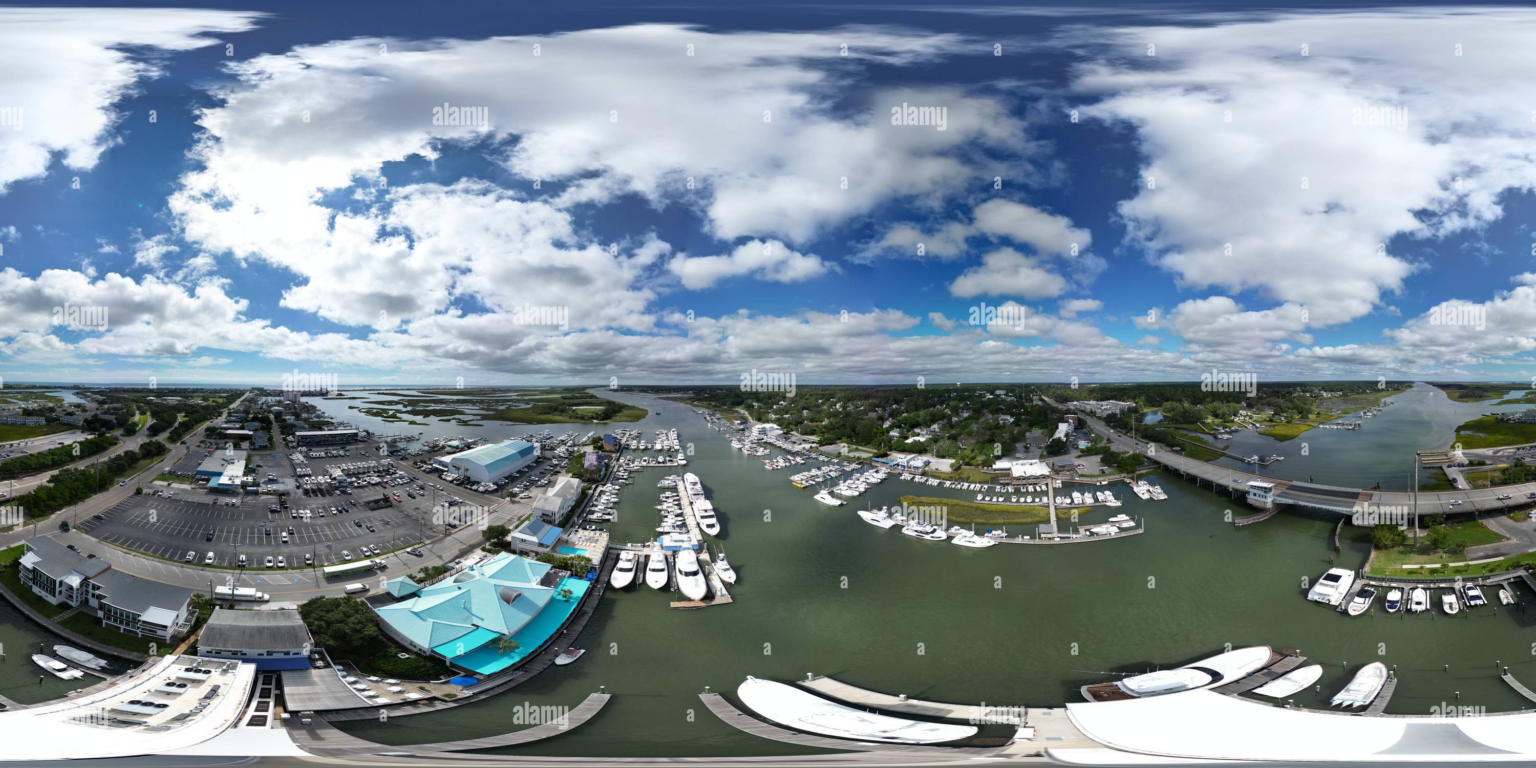 360° view of Above the Commodore Club WB - Alamy