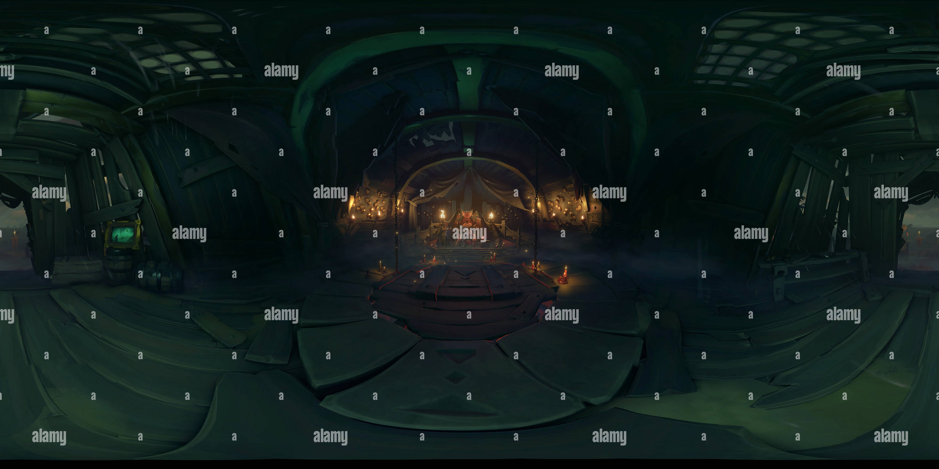 360° view of Sea of thieves The Reaper's Hideout - Alamy