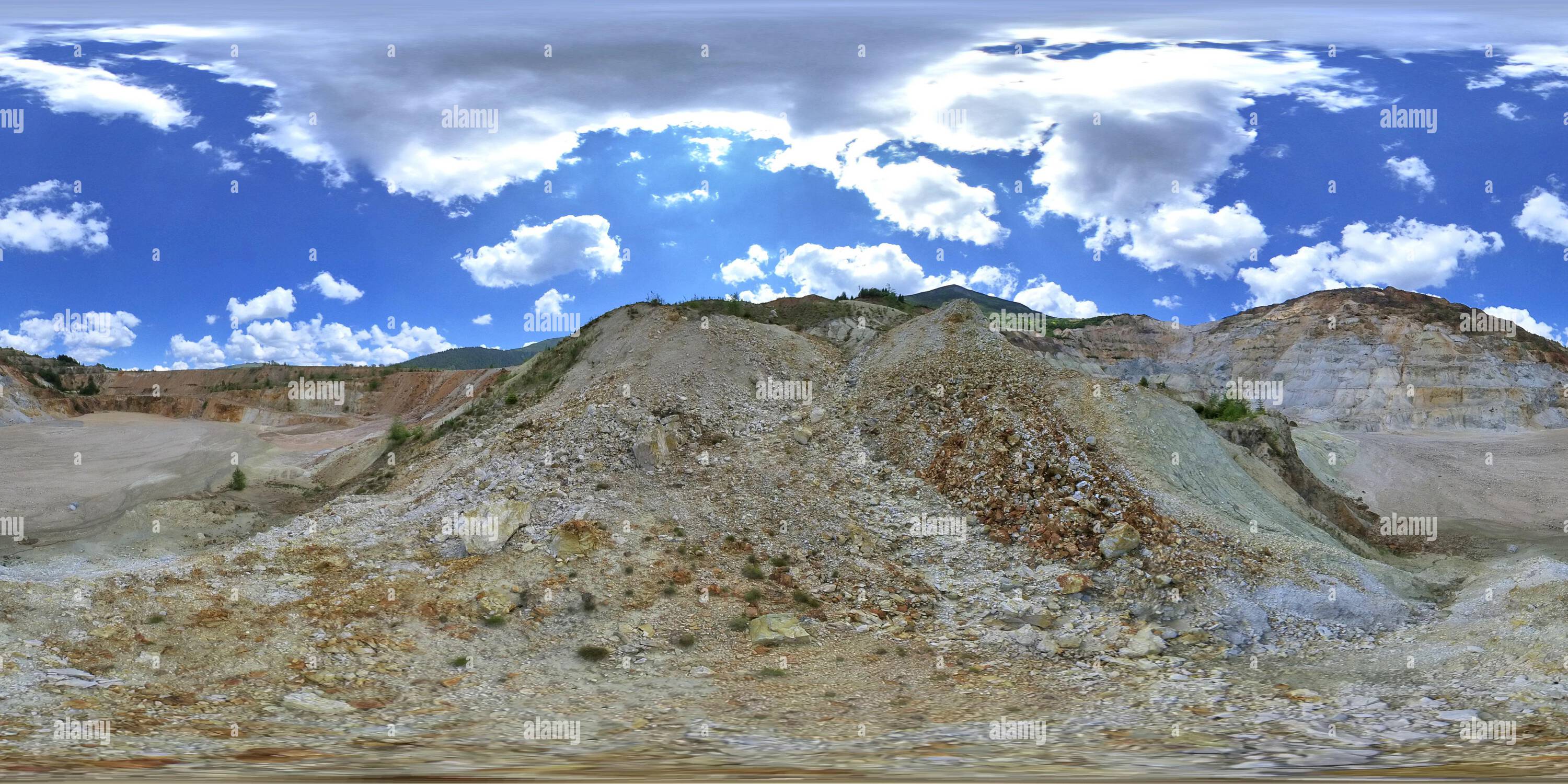 360° view of Sulf Mine in Călimani Mountains, Romania - Alamy