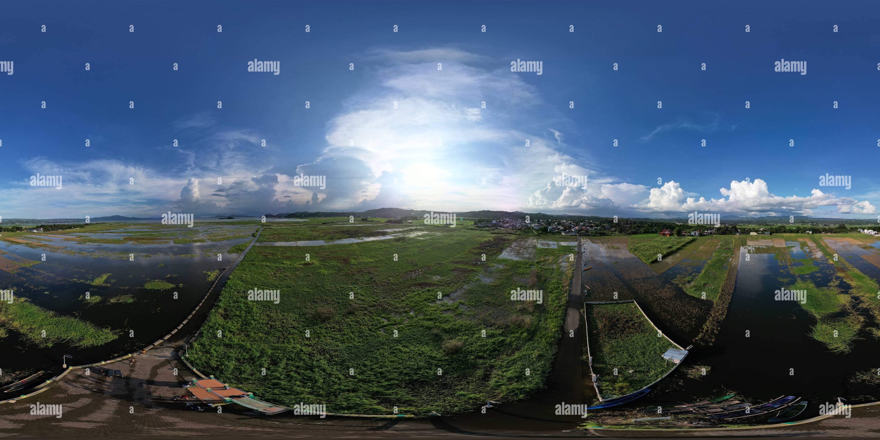 360° view of Morong Rizal Rice Field - Alamy