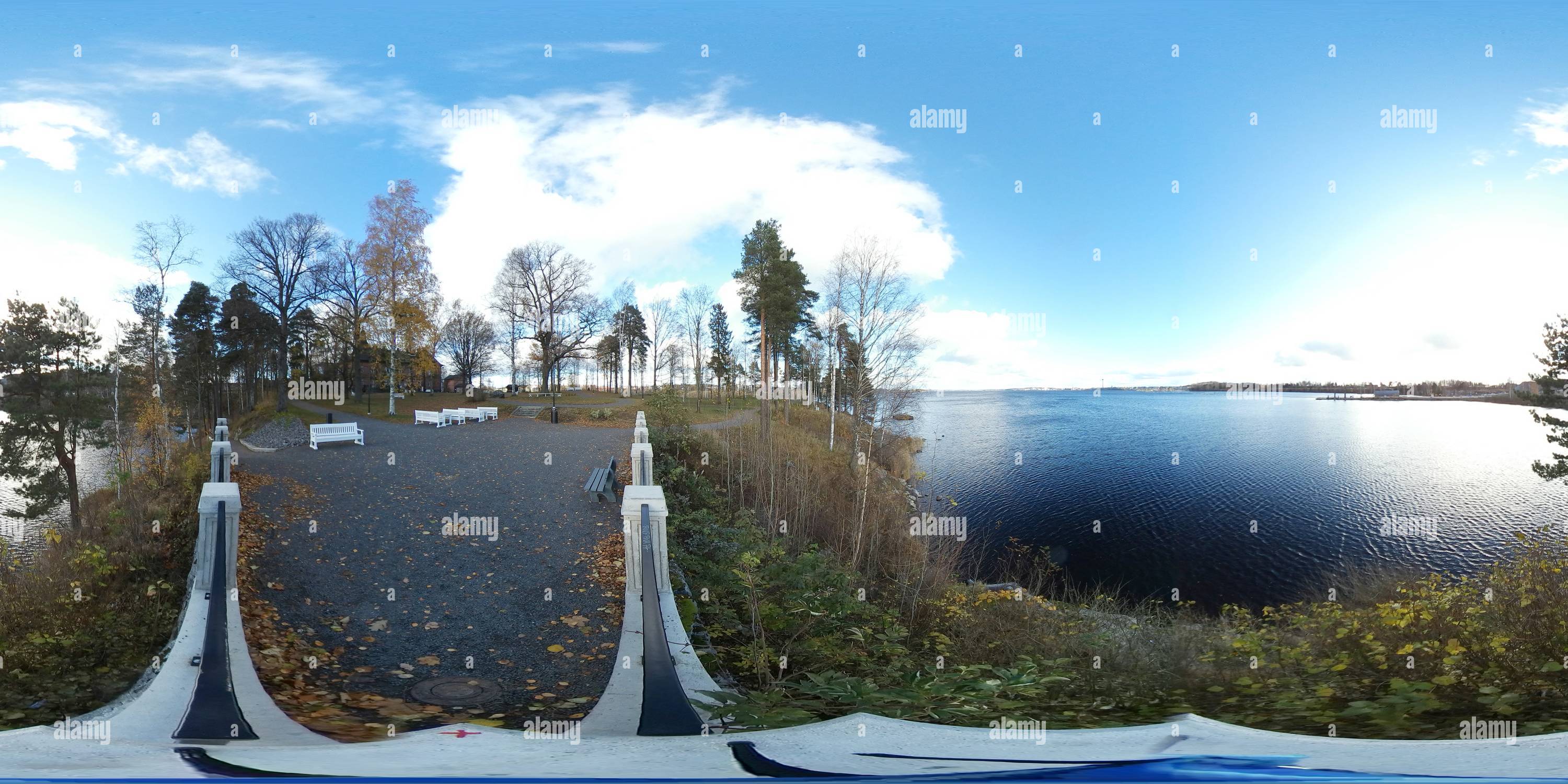 360° view of Lielahti manor viewing platform - Alamy
